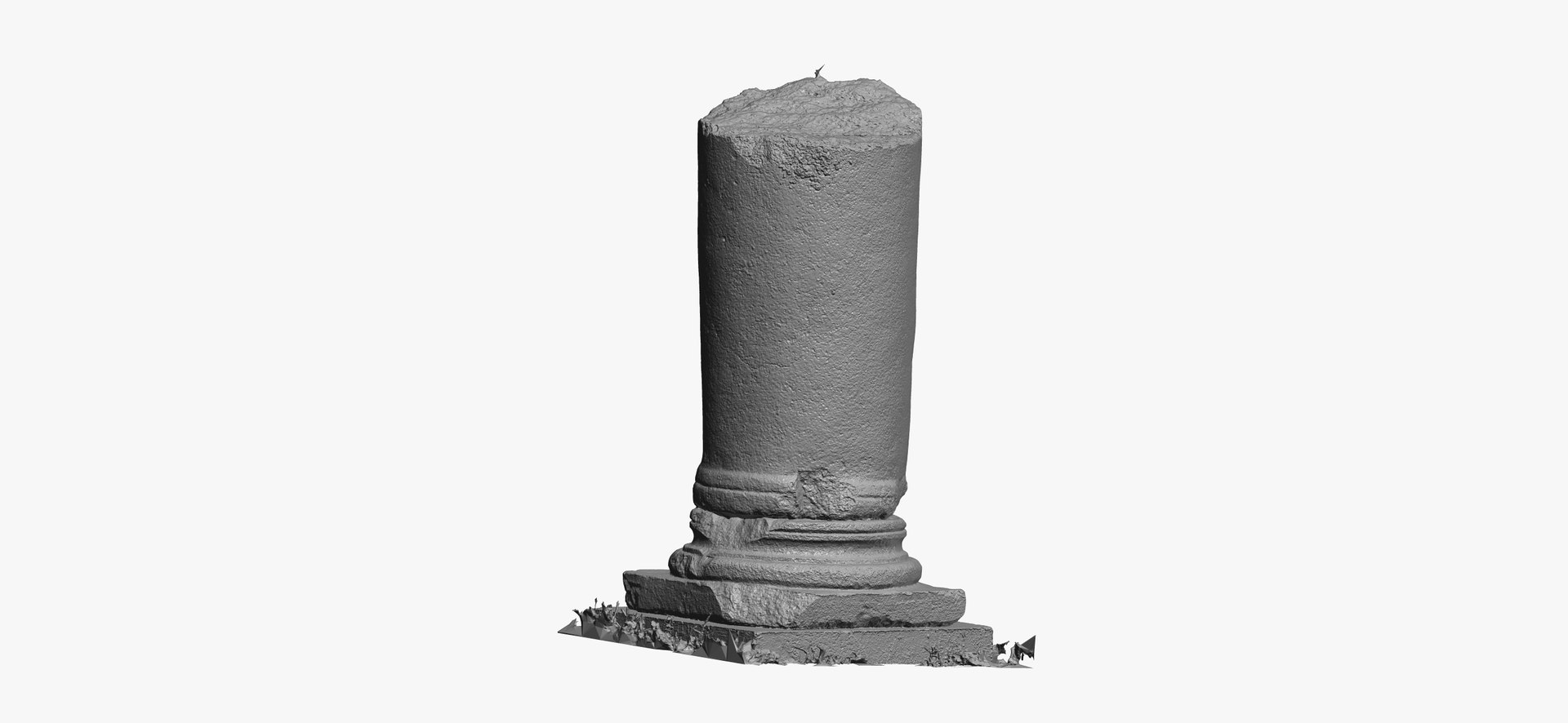 3D model medieval stone column piece - TurboSquid 1539498