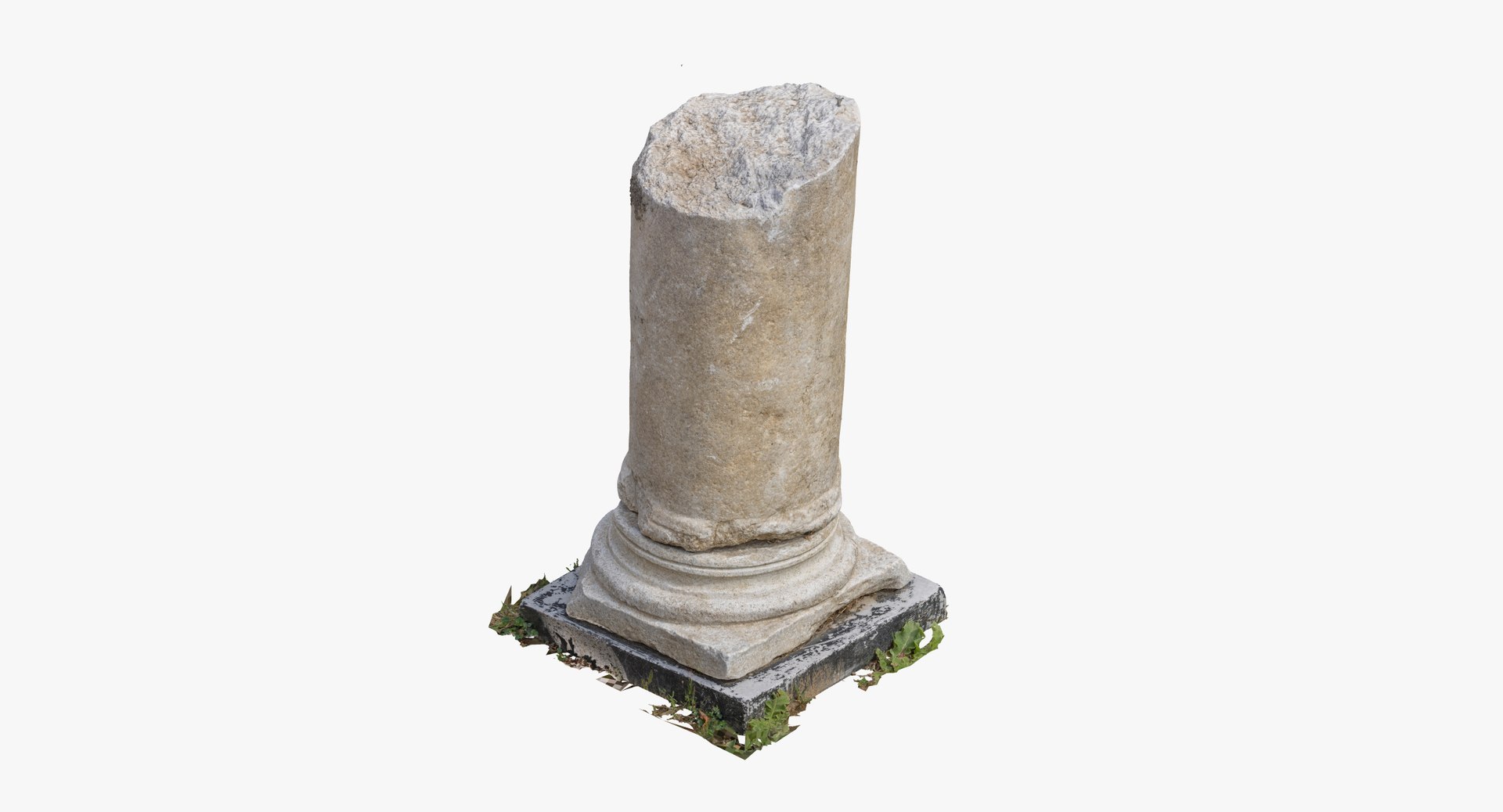 3D model medieval stone column piece - TurboSquid 1539498
