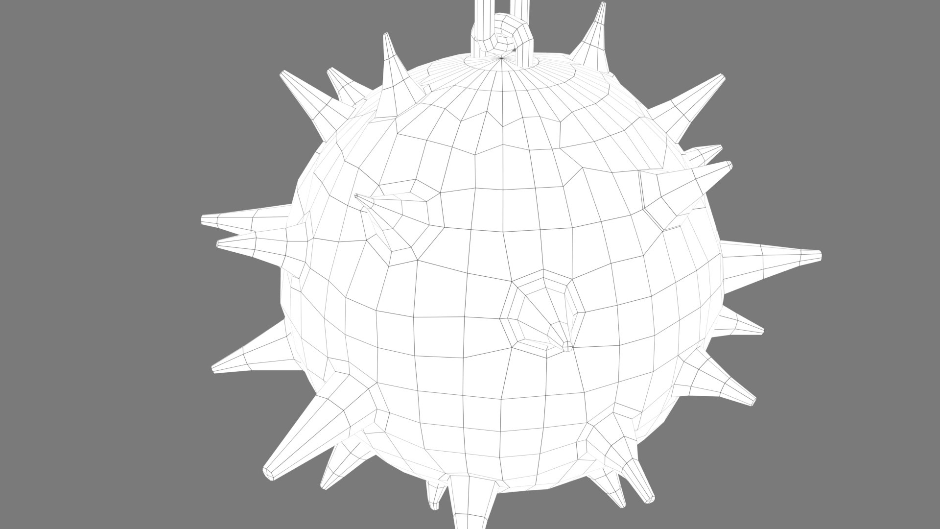 Chain ball weapon 3D - TurboSquid 1373754