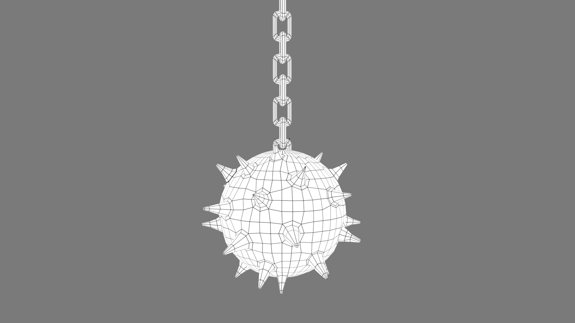 Chain ball weapon 3D - TurboSquid 1373754