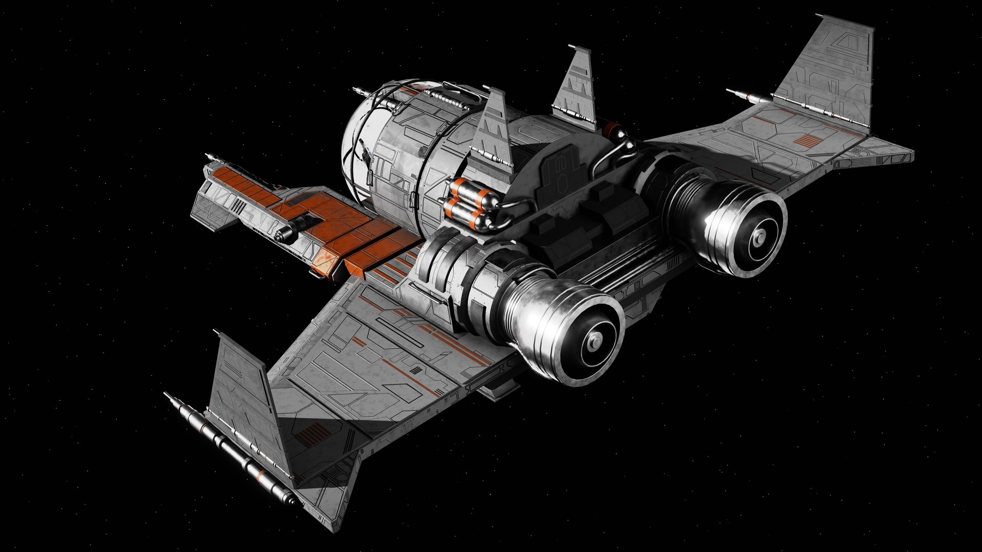 3D Spaceship 3d Model - Blender Model - TurboSquid 2249396