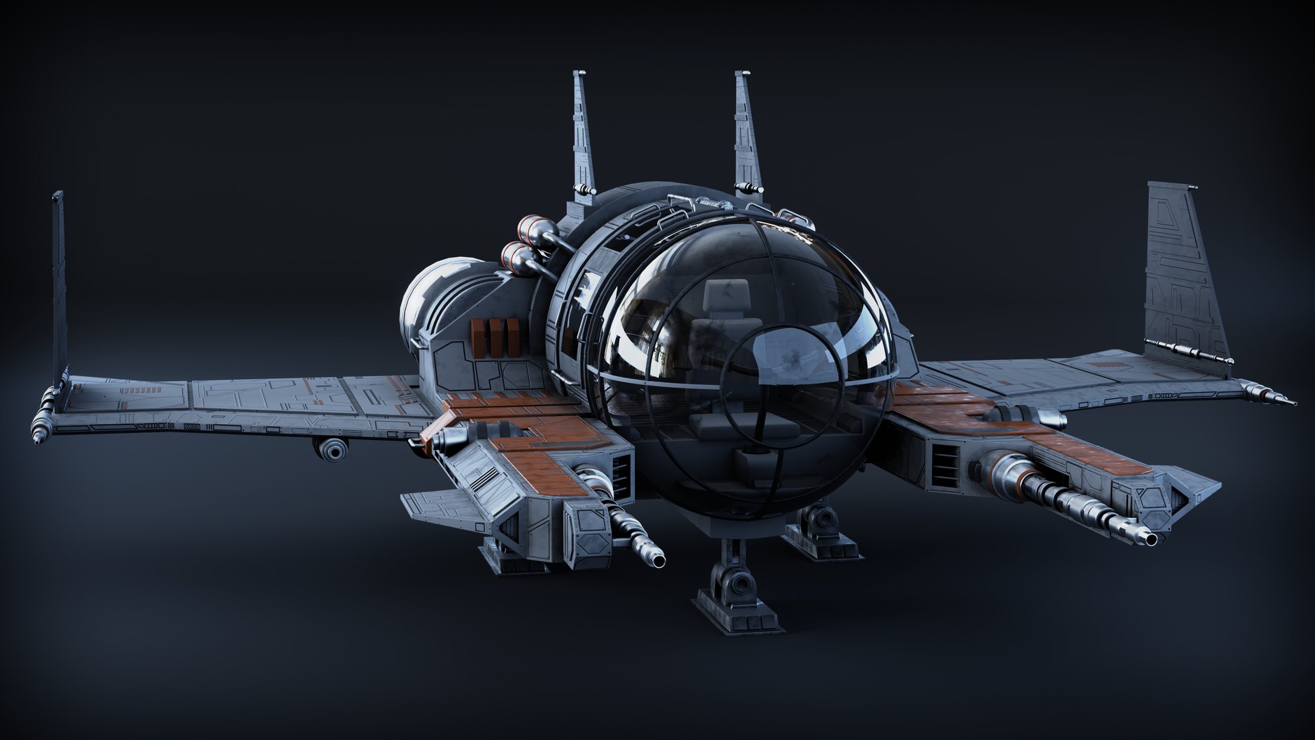 3D Spaceship 3d Model - Blender Model - TurboSquid 2249396
