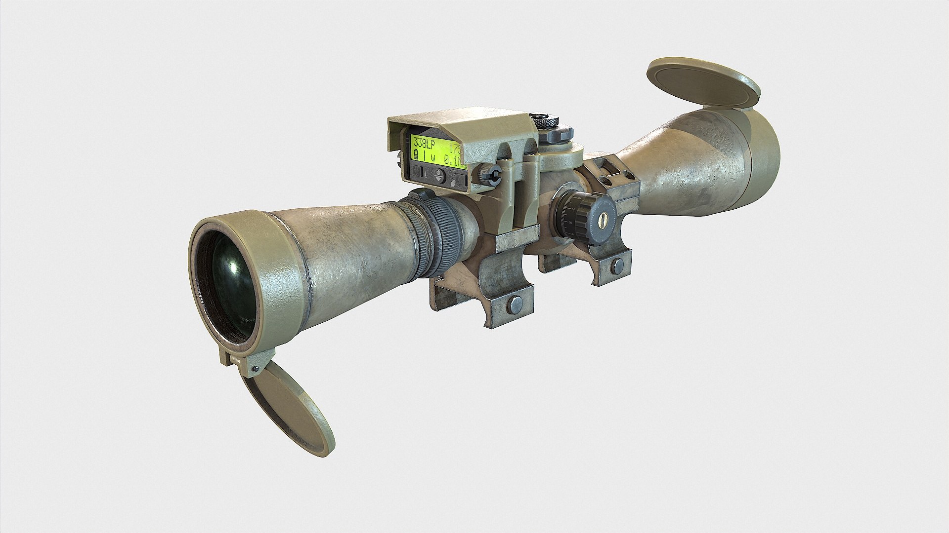 3D Model Optical Scope 101 PBR - TurboSquid 2241802