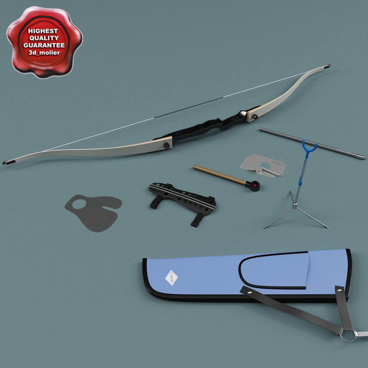 3d bows crossbow model