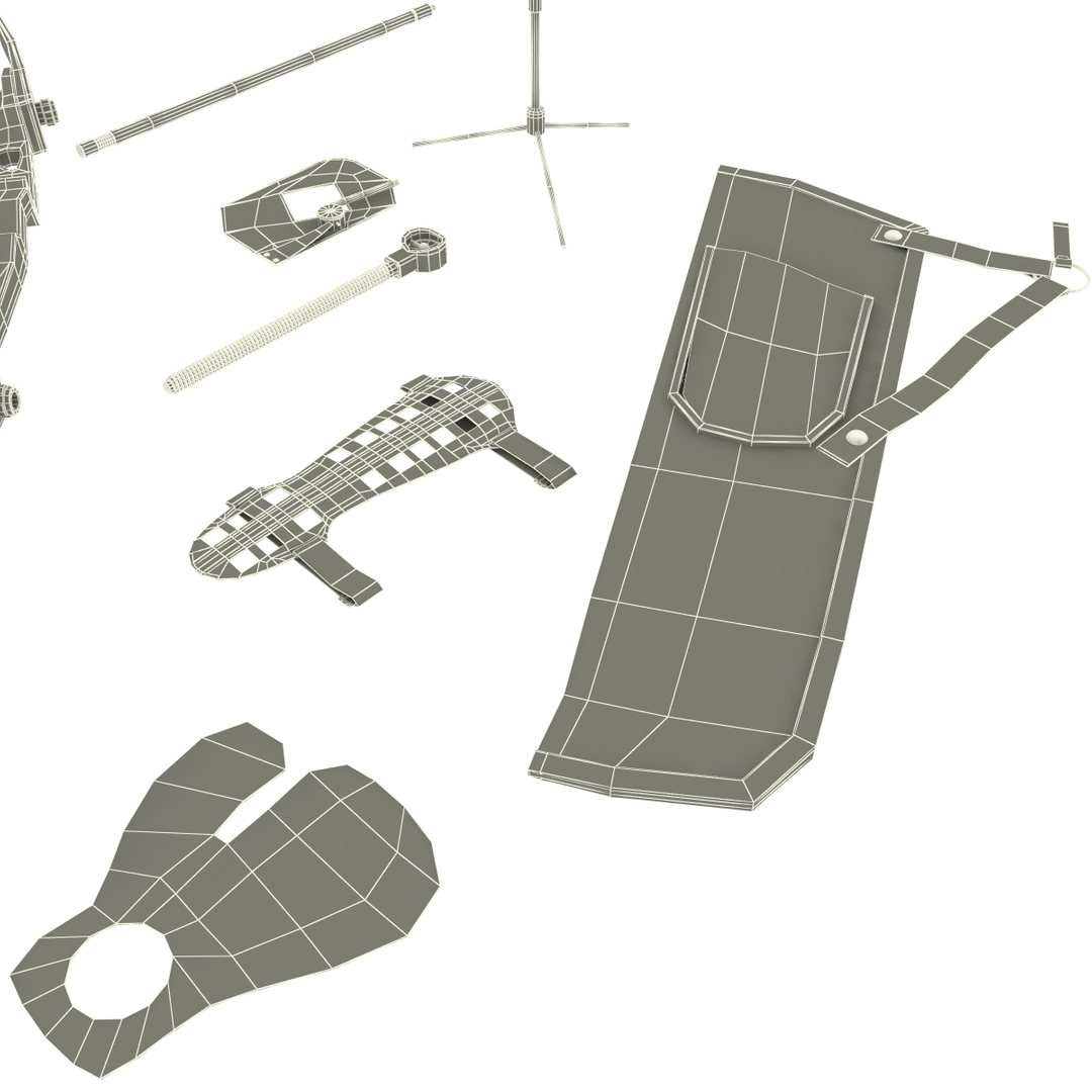 3d bows crossbow model