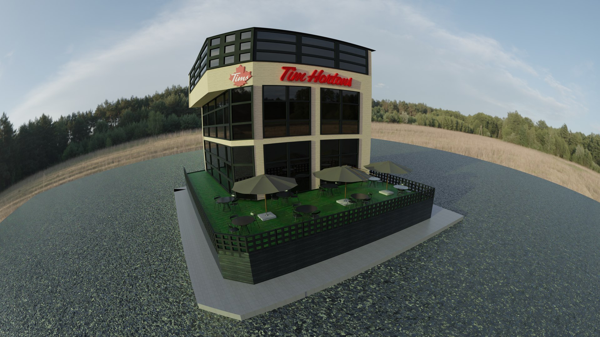 3D Timcoffee - CoffeeShop - Tim Hortons - TurboSquid 2159585