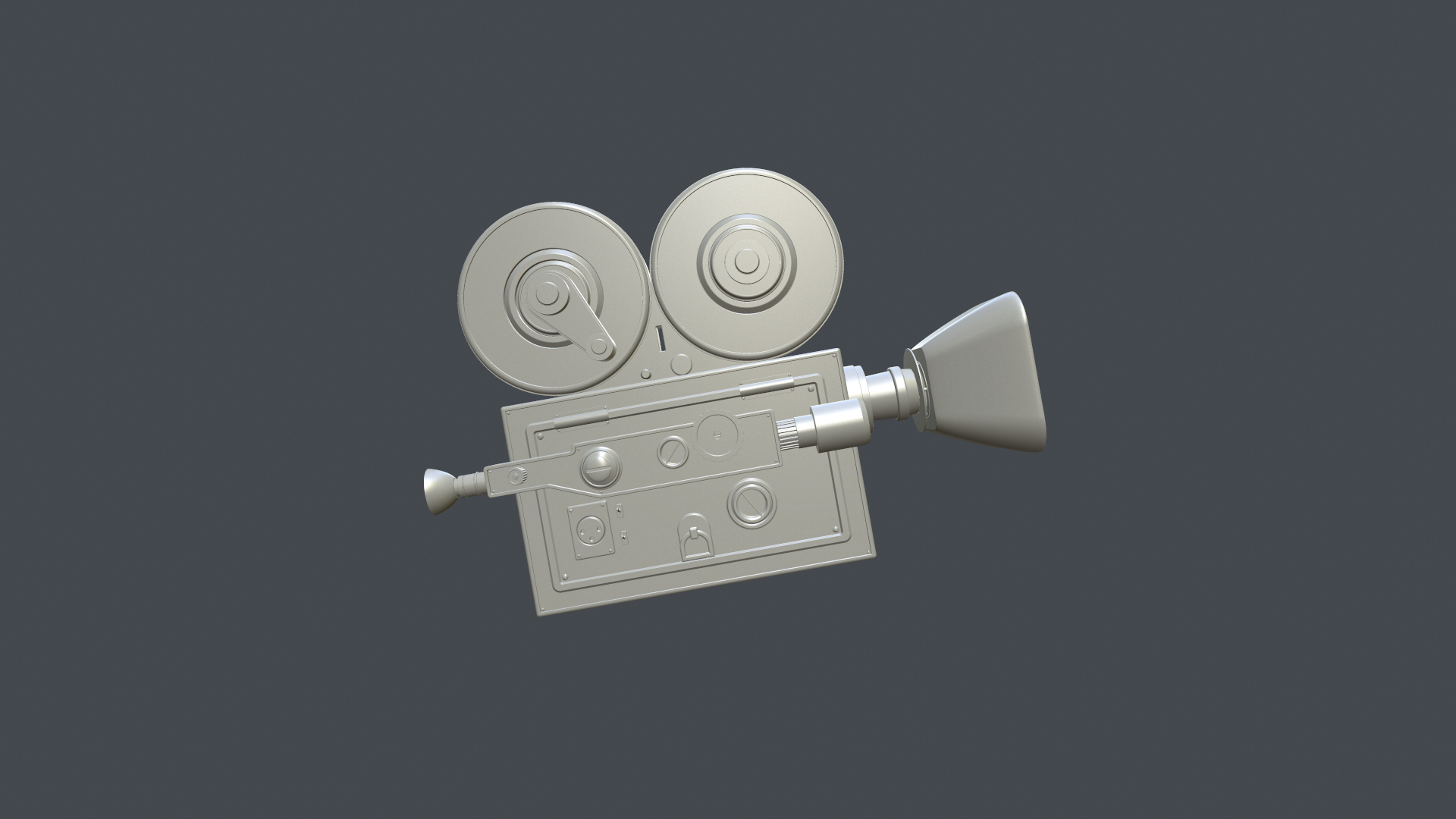 3D Film Movie Camera Icons Model - TurboSquid 1231764