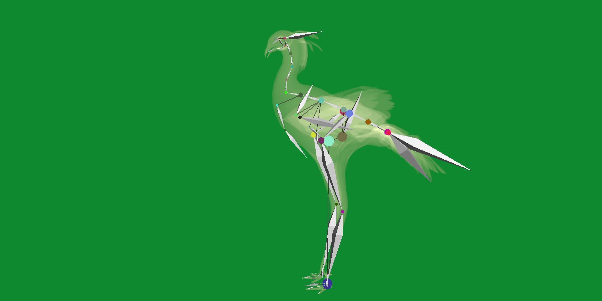 Secretary Bird 3D Model - TurboSquid 2304971