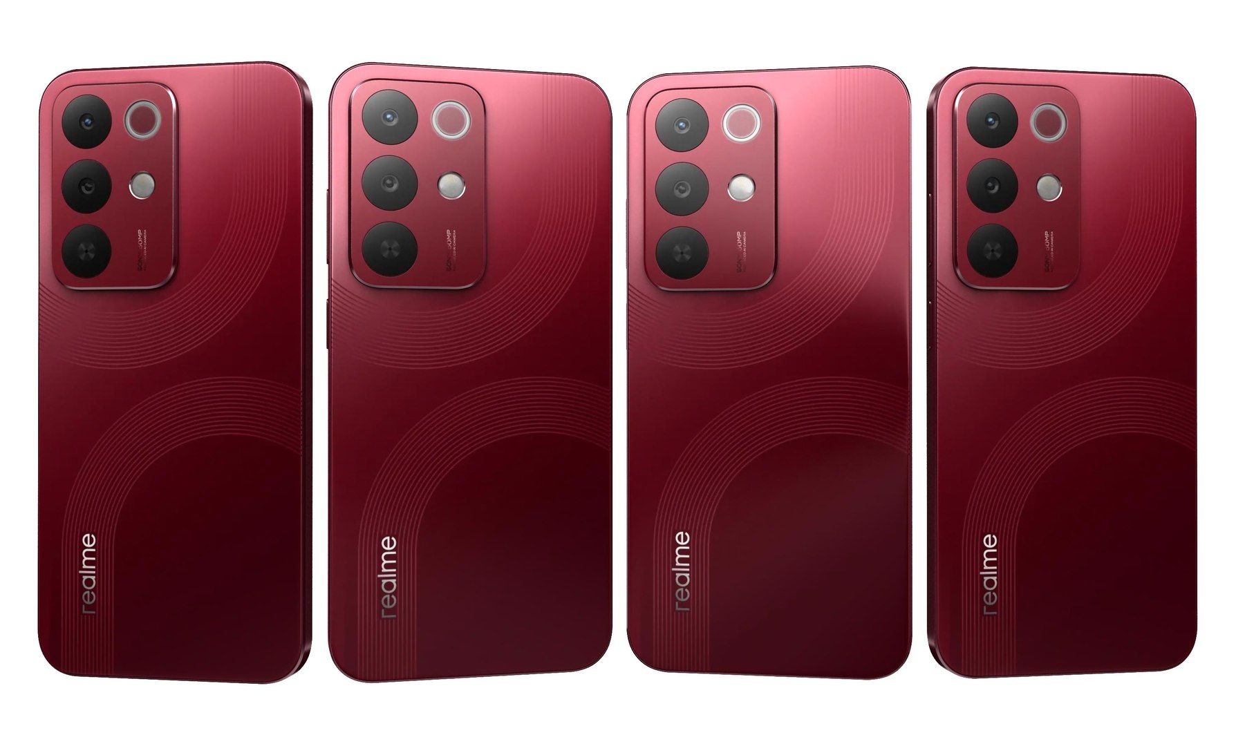 3D Realme 15x 5G Maroon Red - TurboSquid 2469984