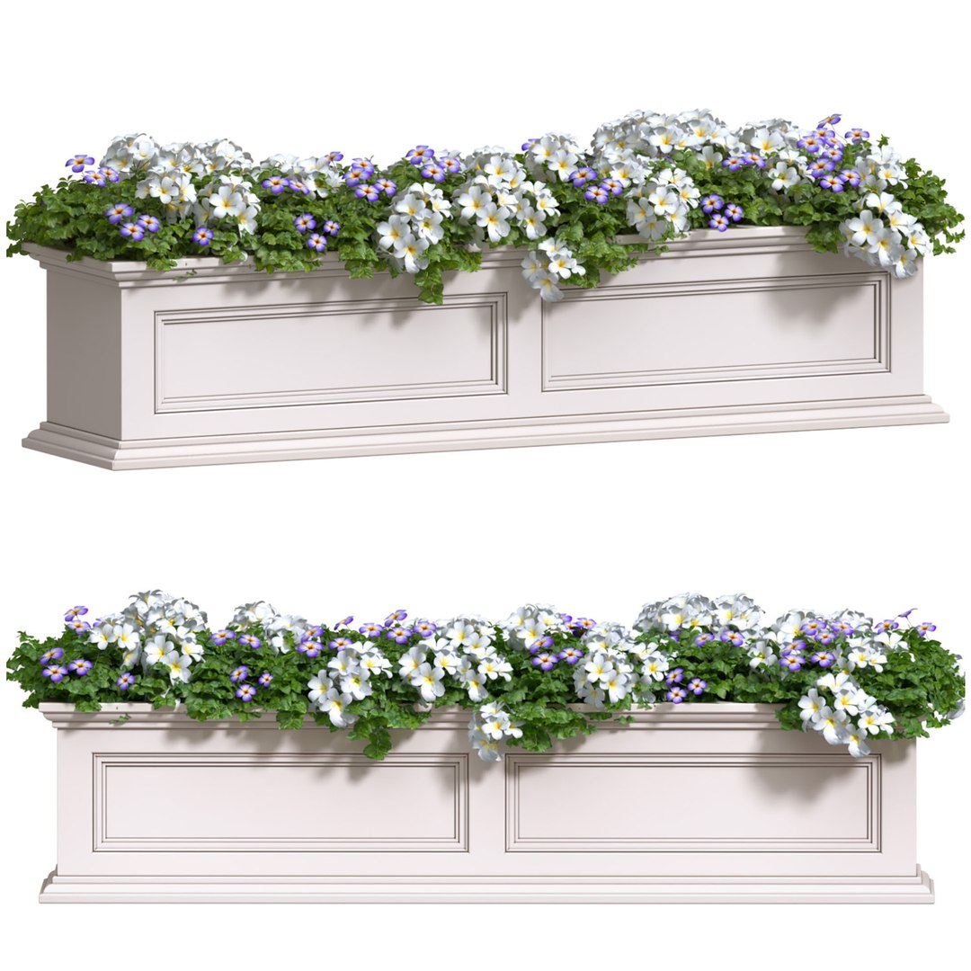Window And Balcony Flower Box 3D Model - TurboSquid 2146471