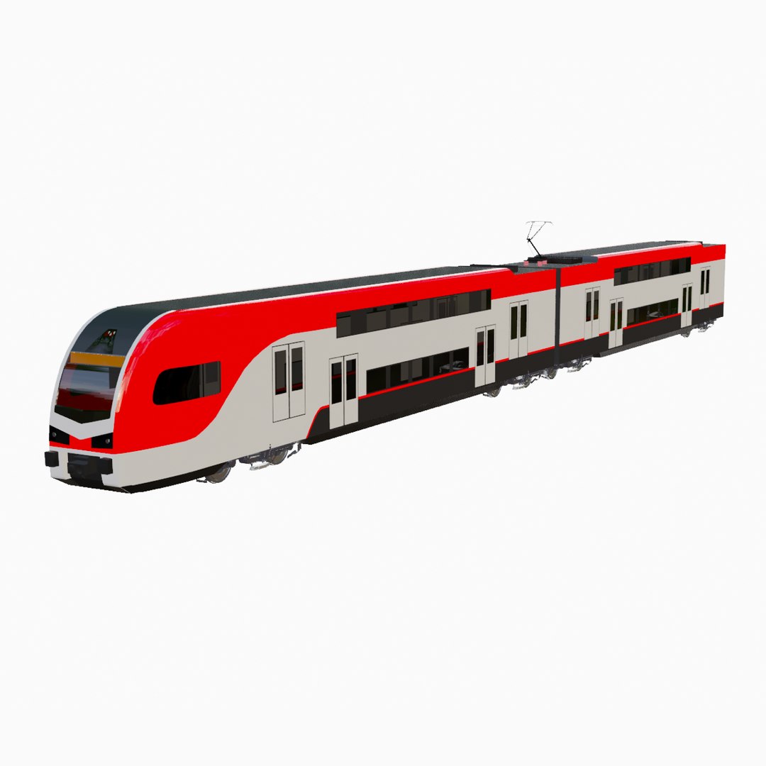 Stadler KISS EMU Caltrain 3D - TurboSquid 2428098