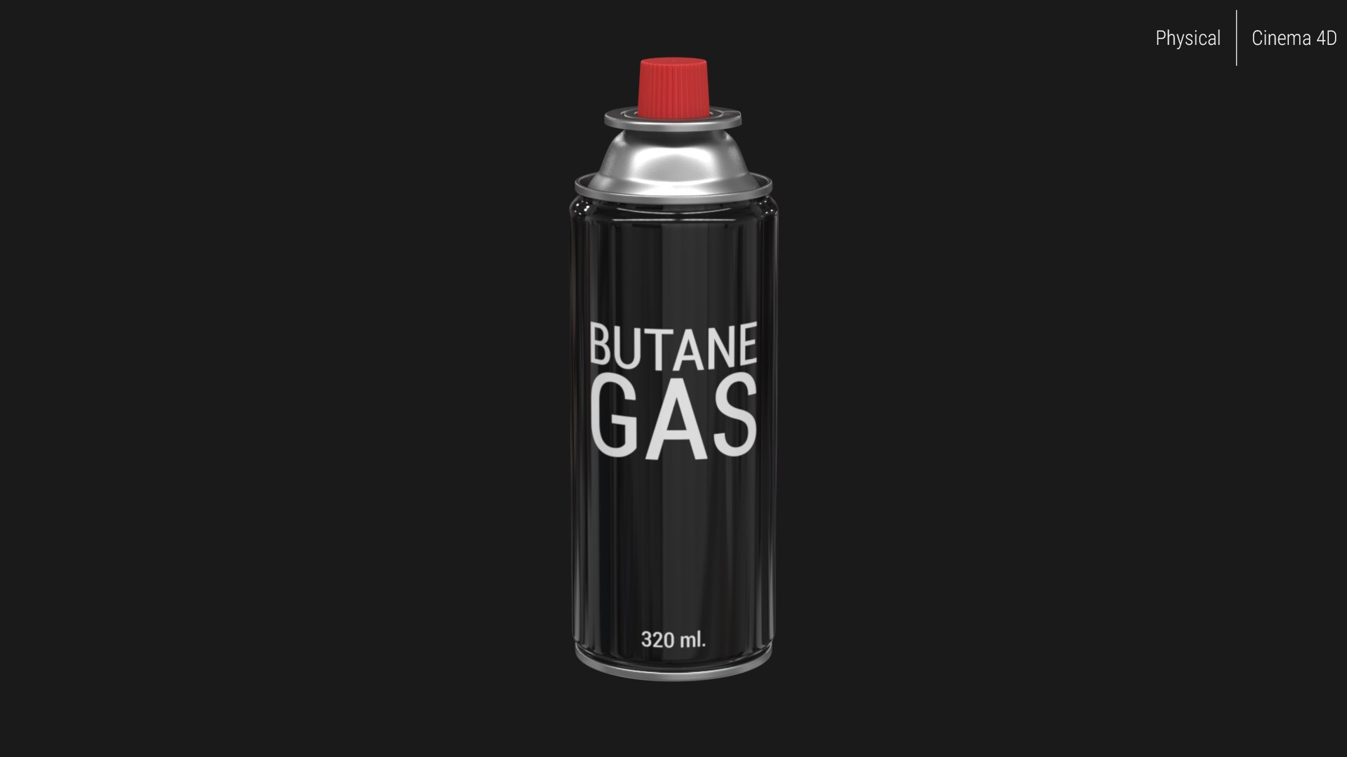 3D Butane Gas Canister model - TurboSquid 2103883