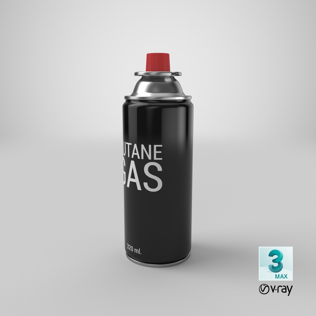 3D Butane Gas Canister model - TurboSquid 2103883