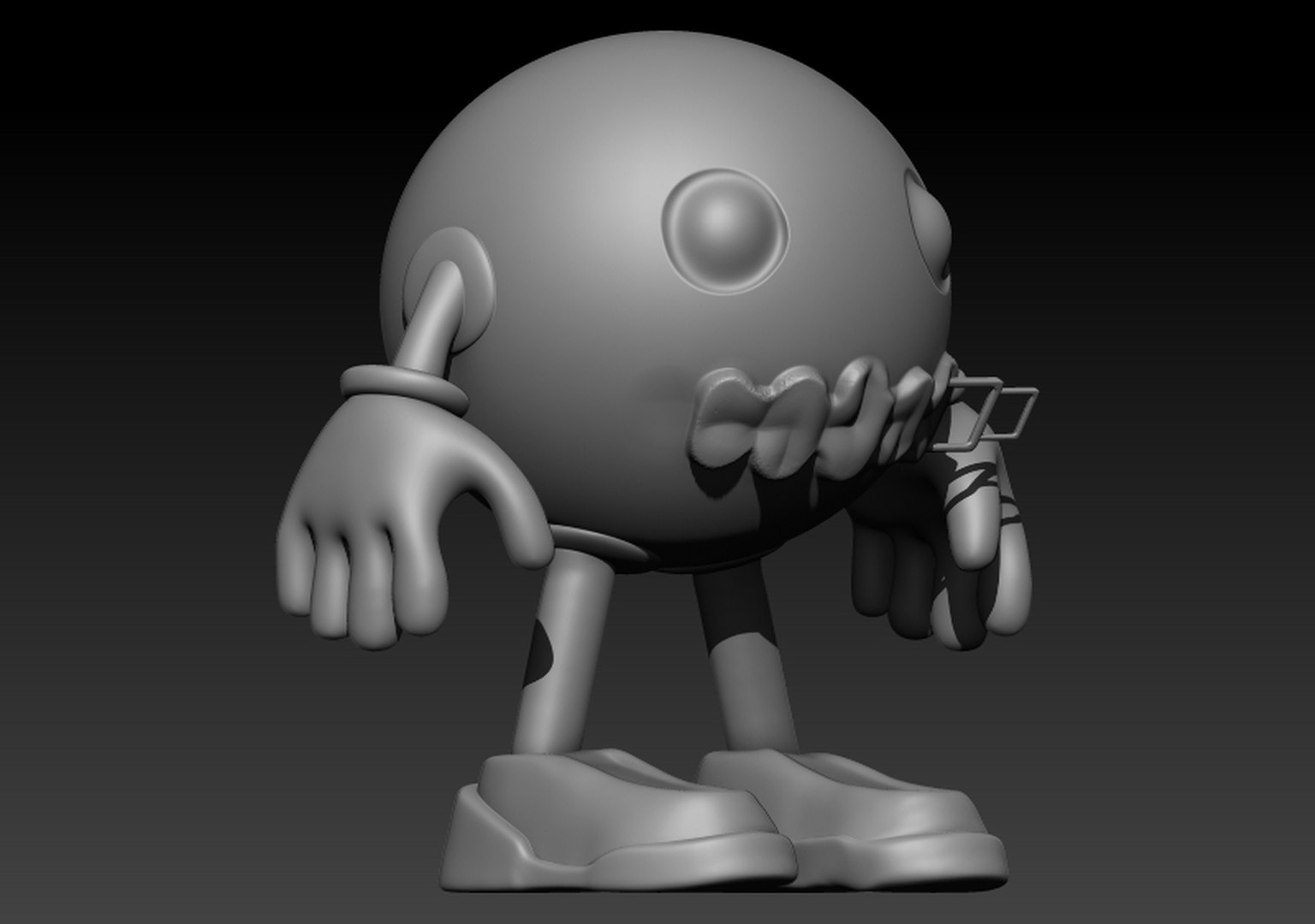 3D Reticent Emoji - TurboSquid 1833623