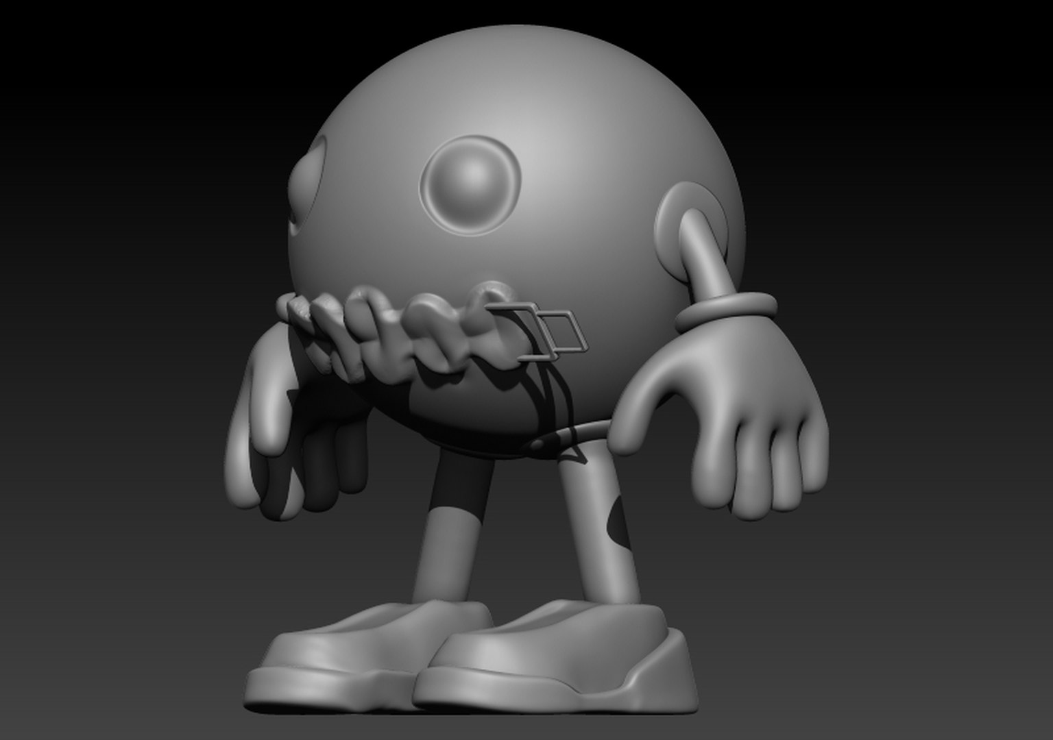 3D Reticent Emoji - TurboSquid 1833623