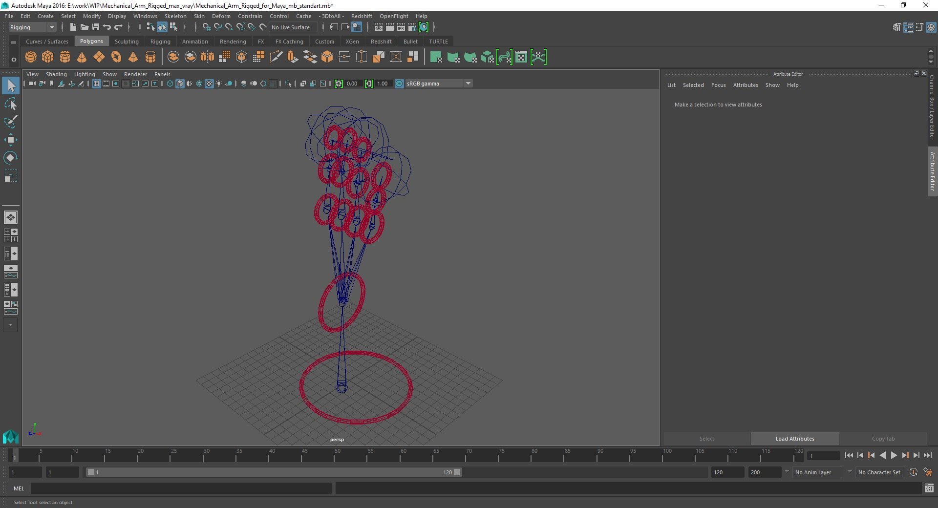 3D Mechanical Arm Rigged for Maya model - TurboSquid 2127343