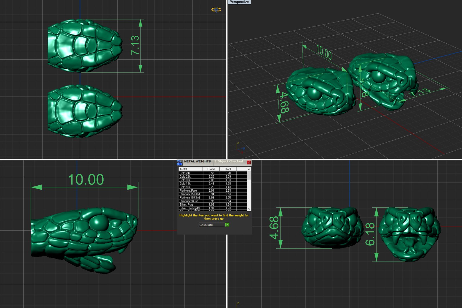 3D Snake Heads - TurboSquid 2182082