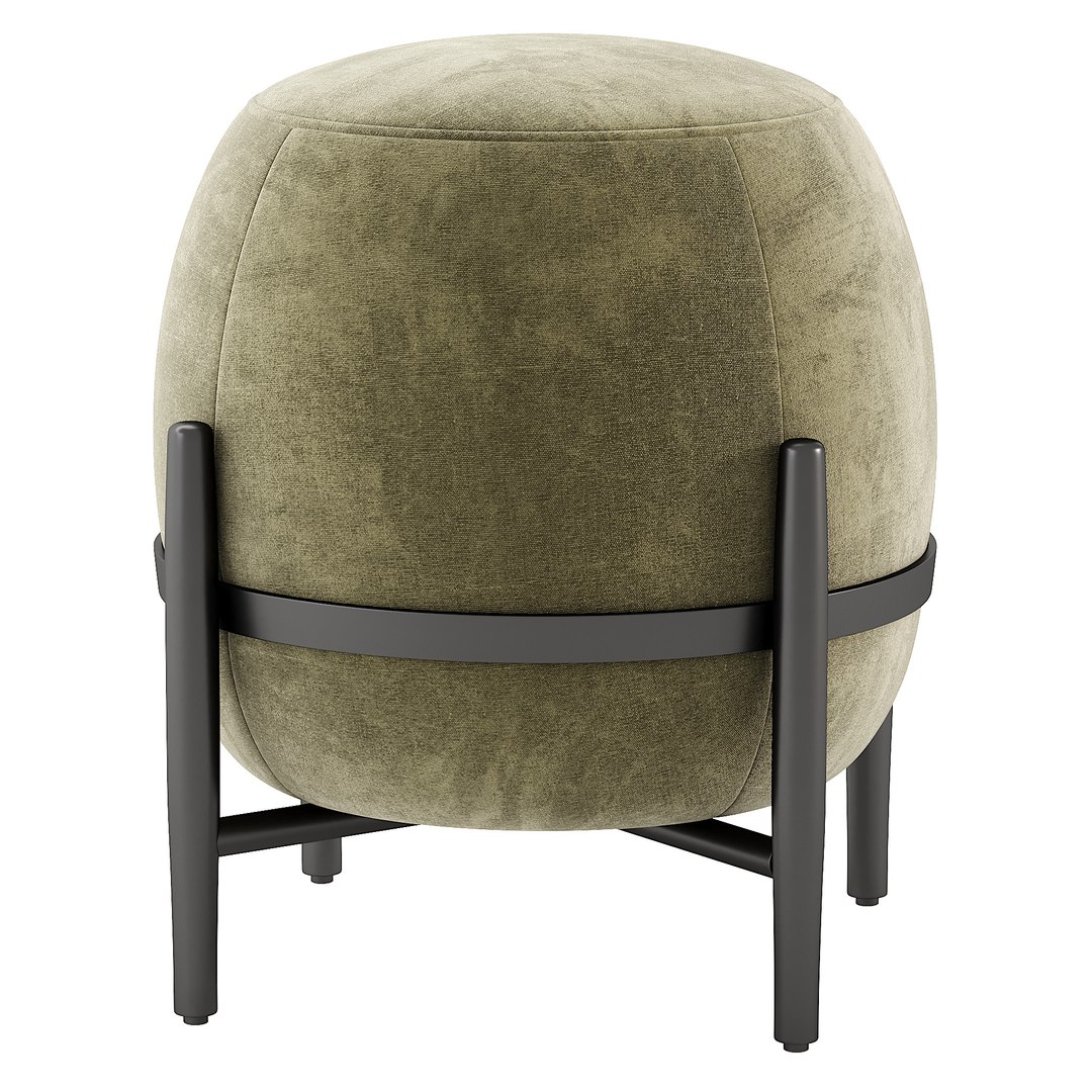 Sia Ottoman - Athena Taupe 2015 Model - TurboSquid 2246479