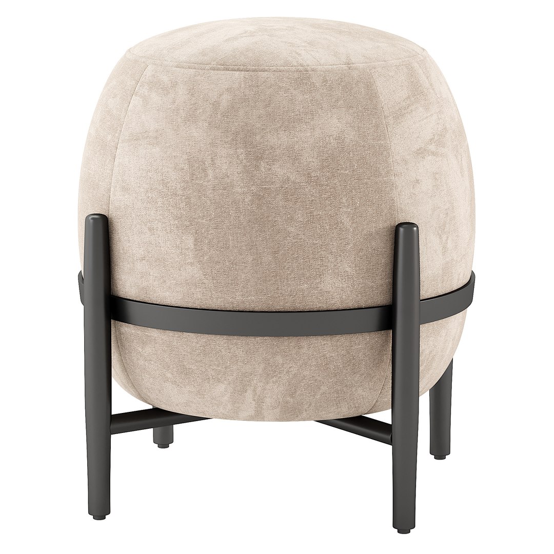 Sia Ottoman - Athena Taupe 2015 Model - TurboSquid 2246479