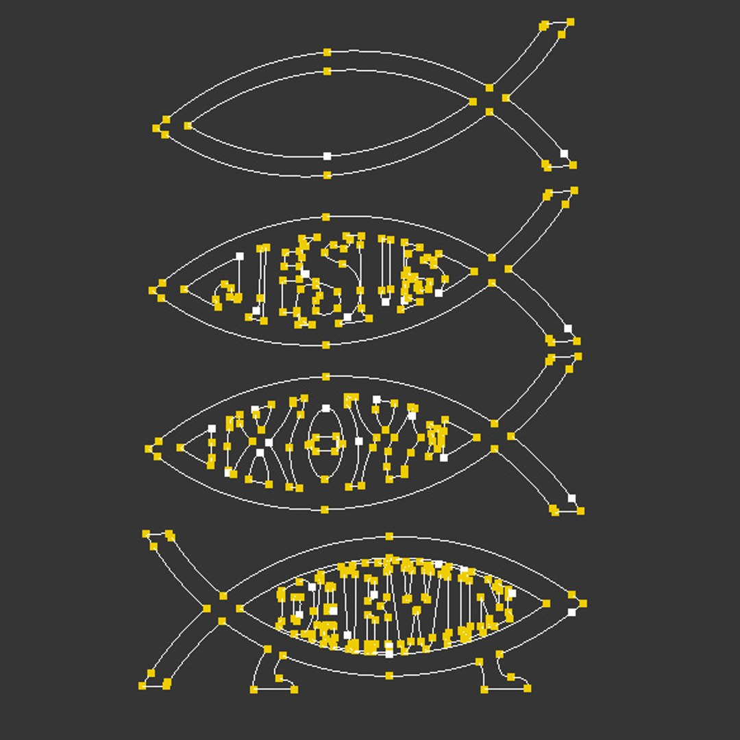 Max Jesus Fish Symbol