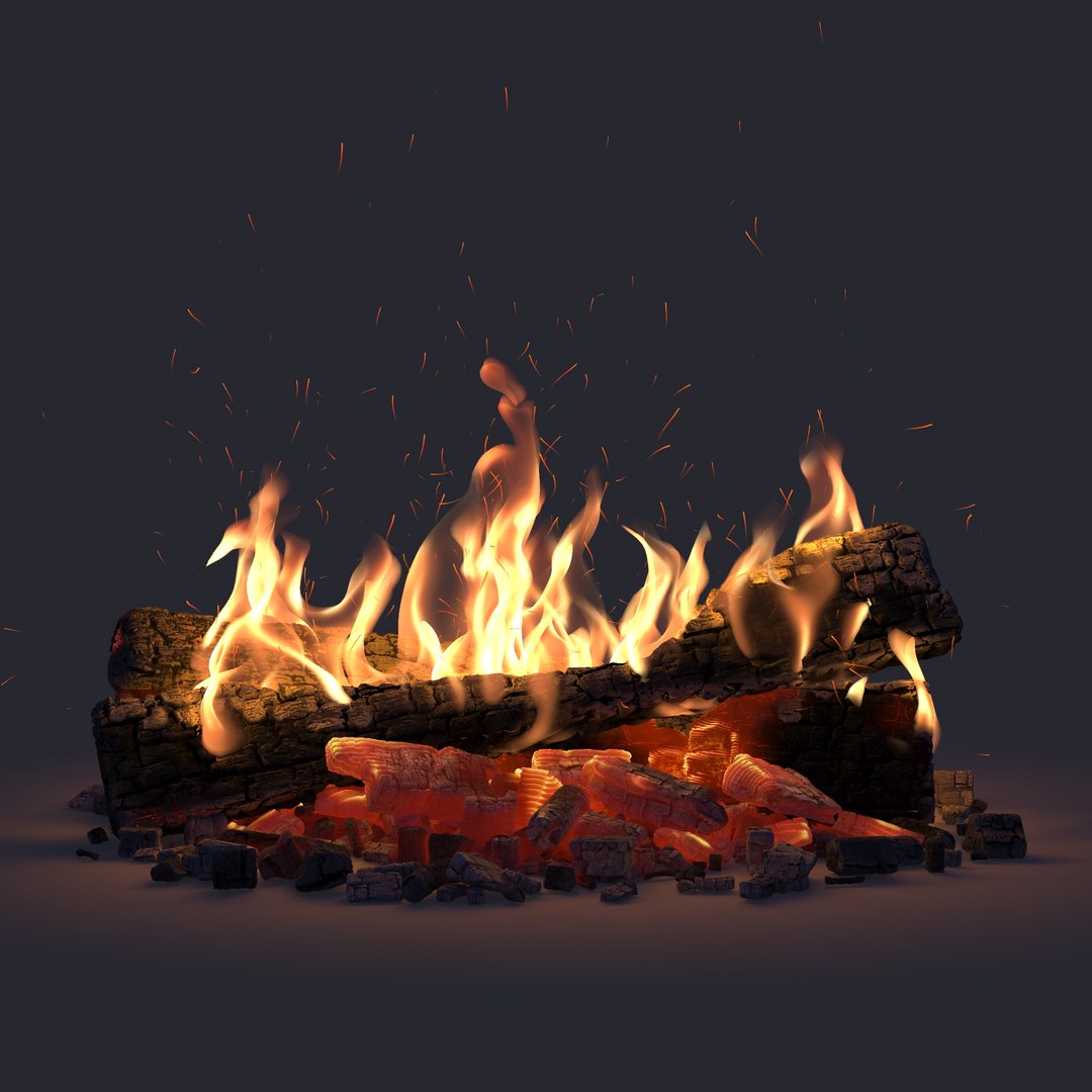 3D Model Campfire Motion Blur - TurboSquid 1257507