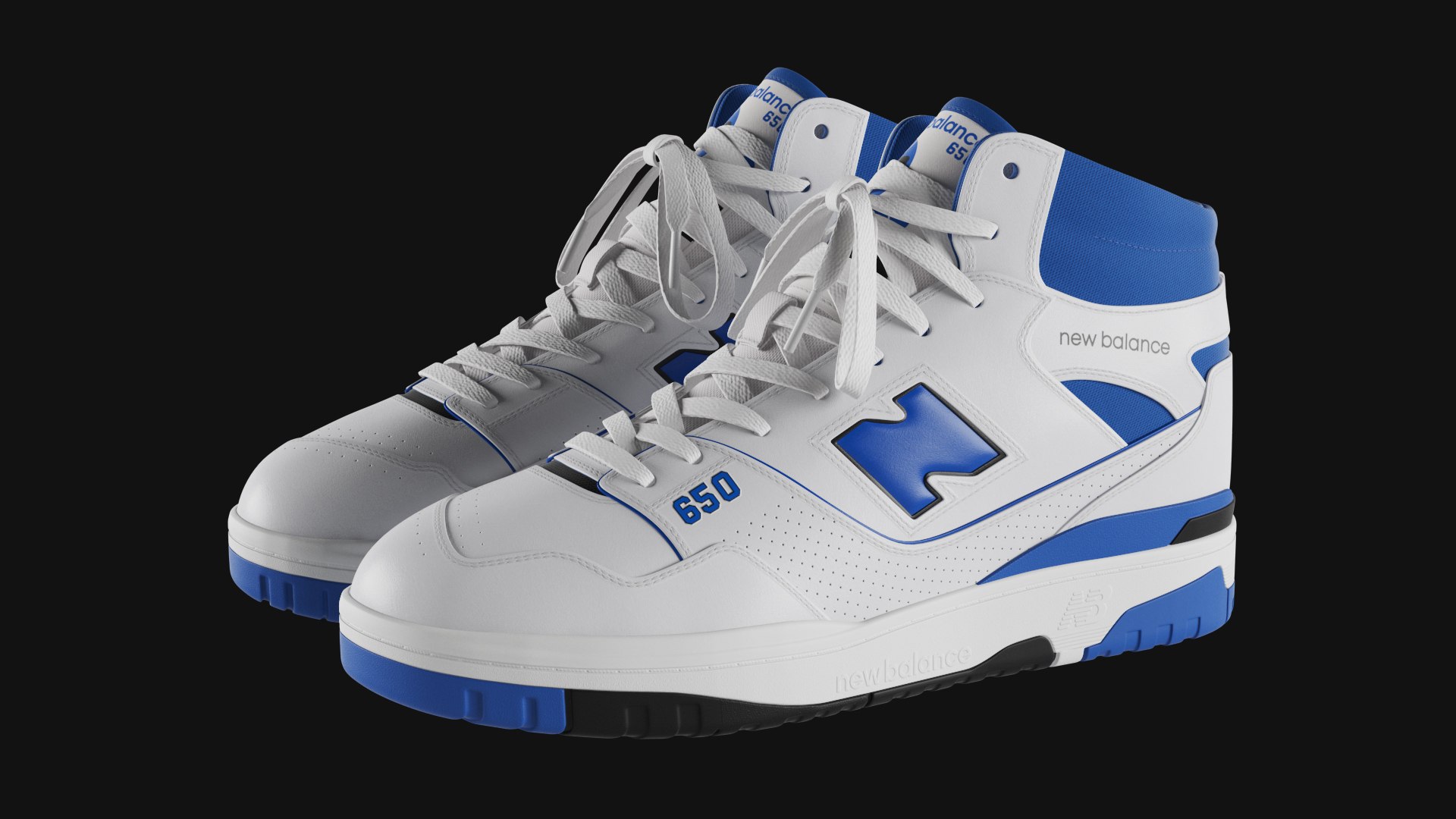New Balance 650 Blue model - TurboSquid 1975676
