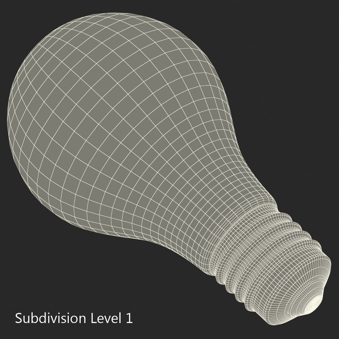 Matte Light Bulb 3d C4d