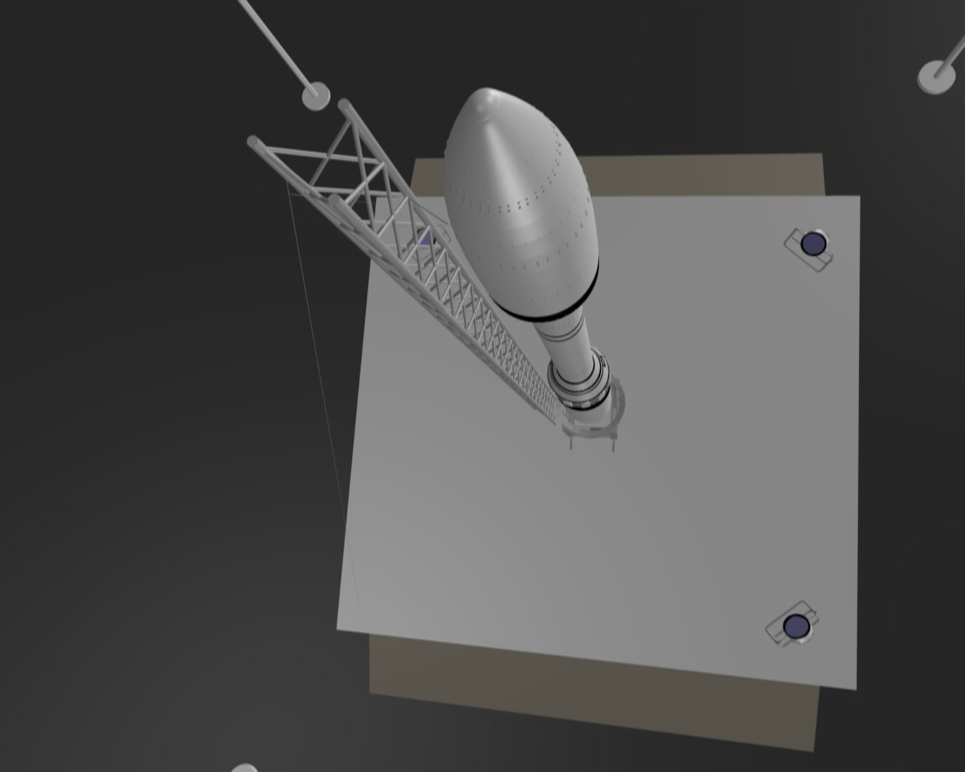 3d launch pad complex taurus model