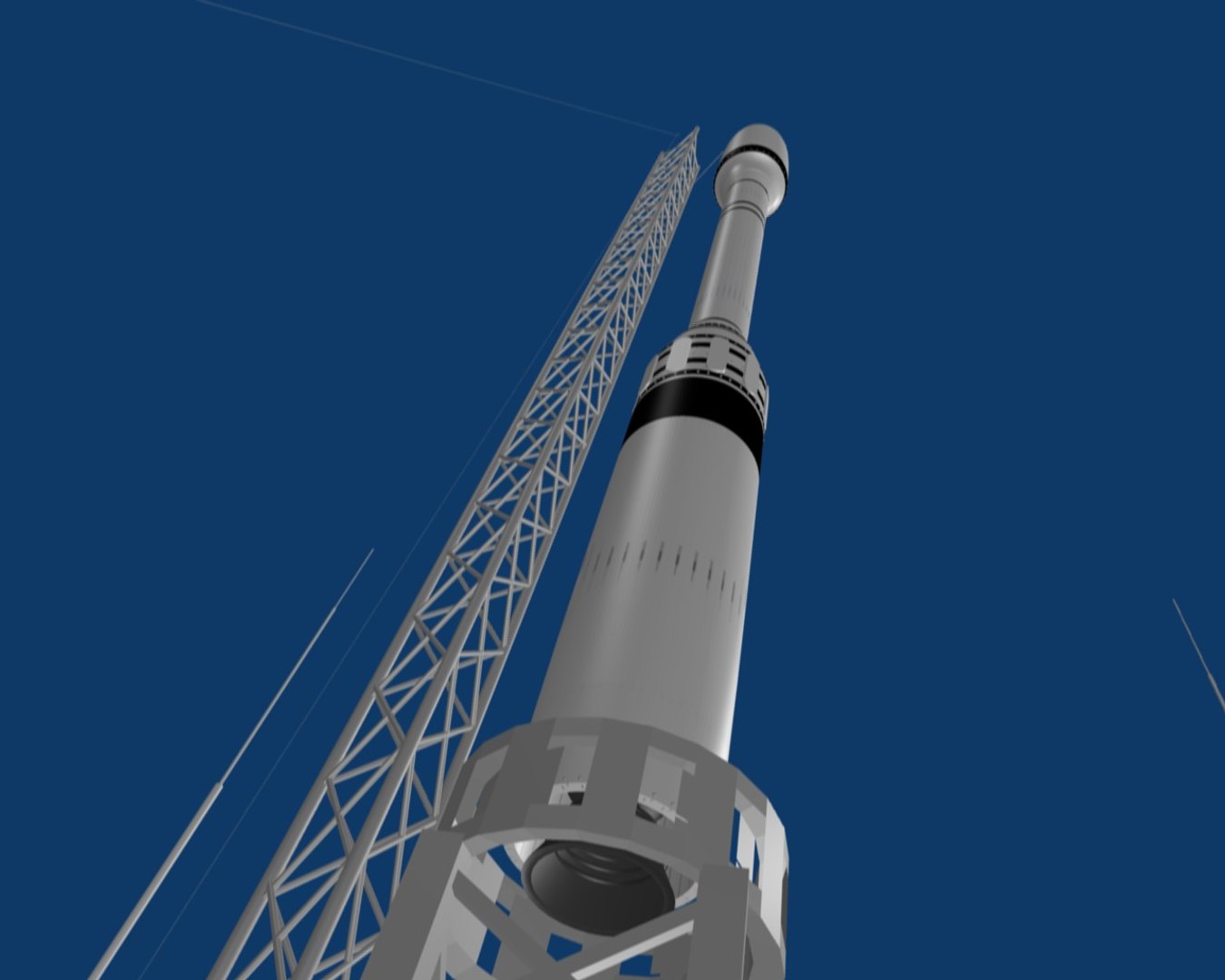 3d launch pad complex taurus model