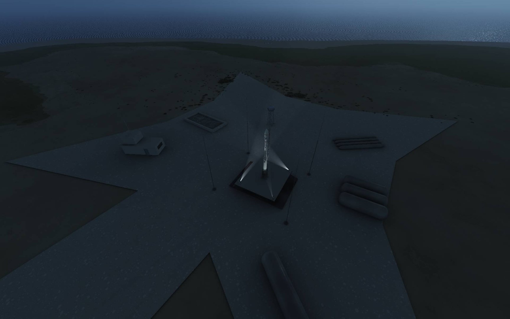 3d launch pad complex taurus model