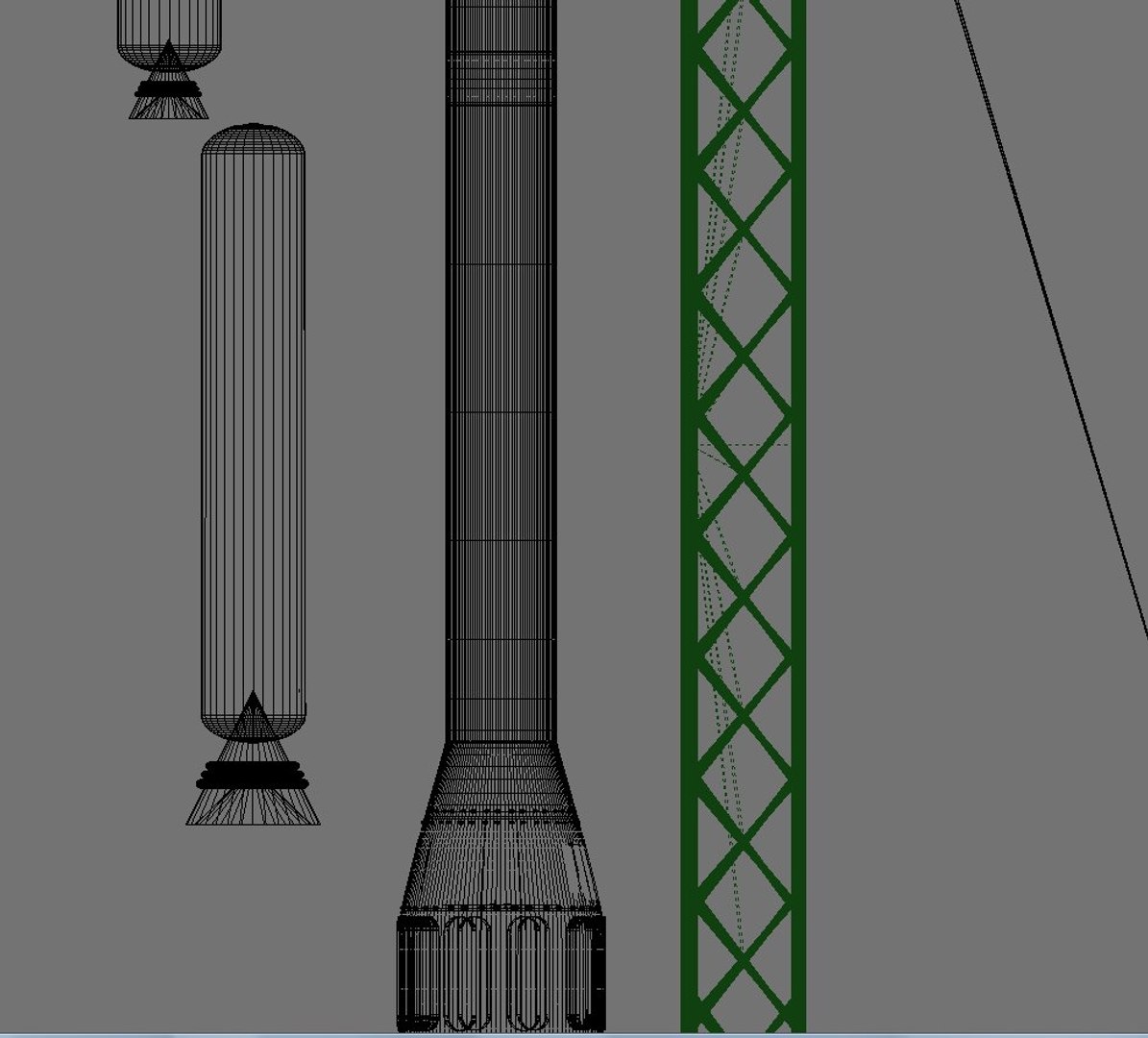 3d launch pad complex taurus model