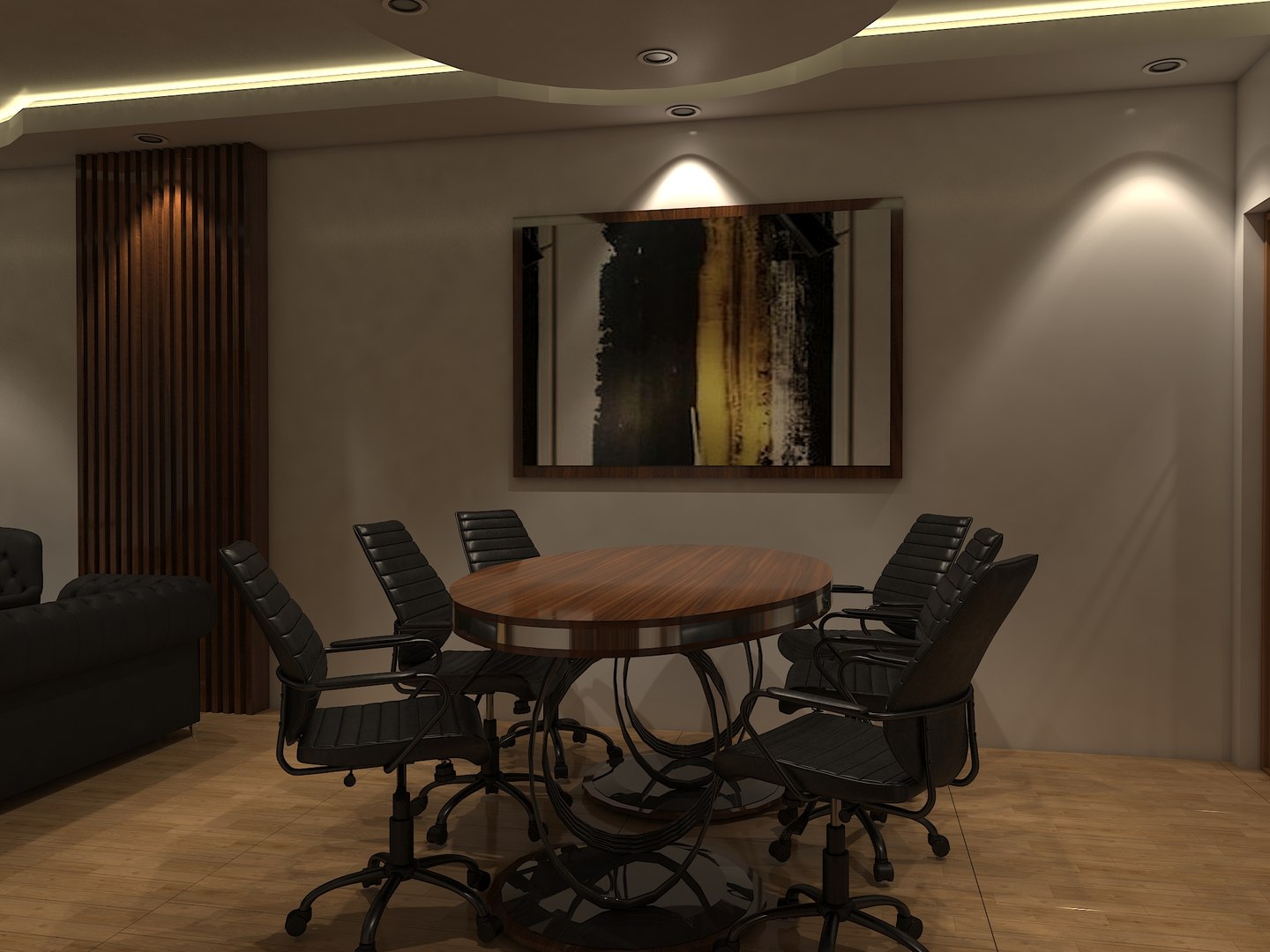 3D Office Interior Model - TurboSquid 1954487