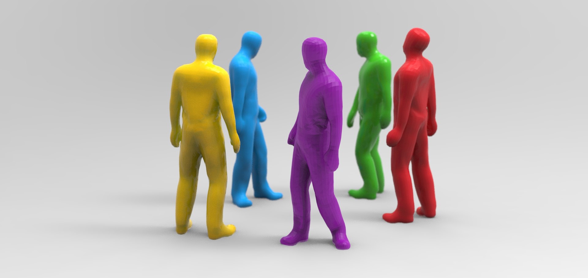 3D Model 5 Poses - TurboSquid 1635378