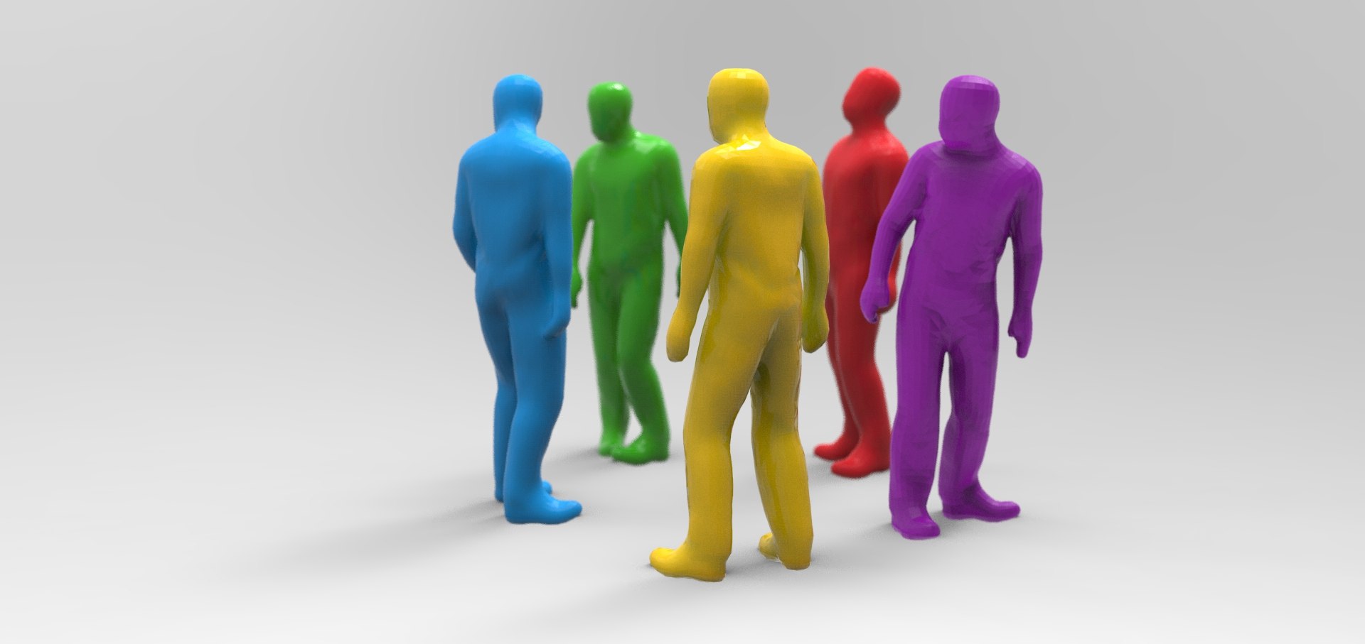3D Model 5 Poses - TurboSquid 1635378
