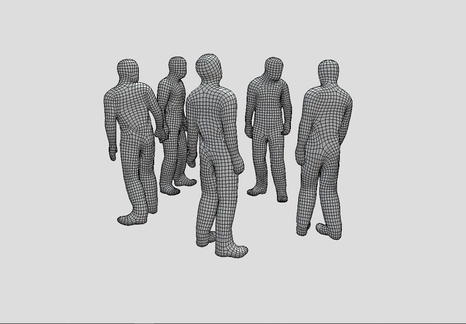 3D Model 5 Poses - TurboSquid 1635378