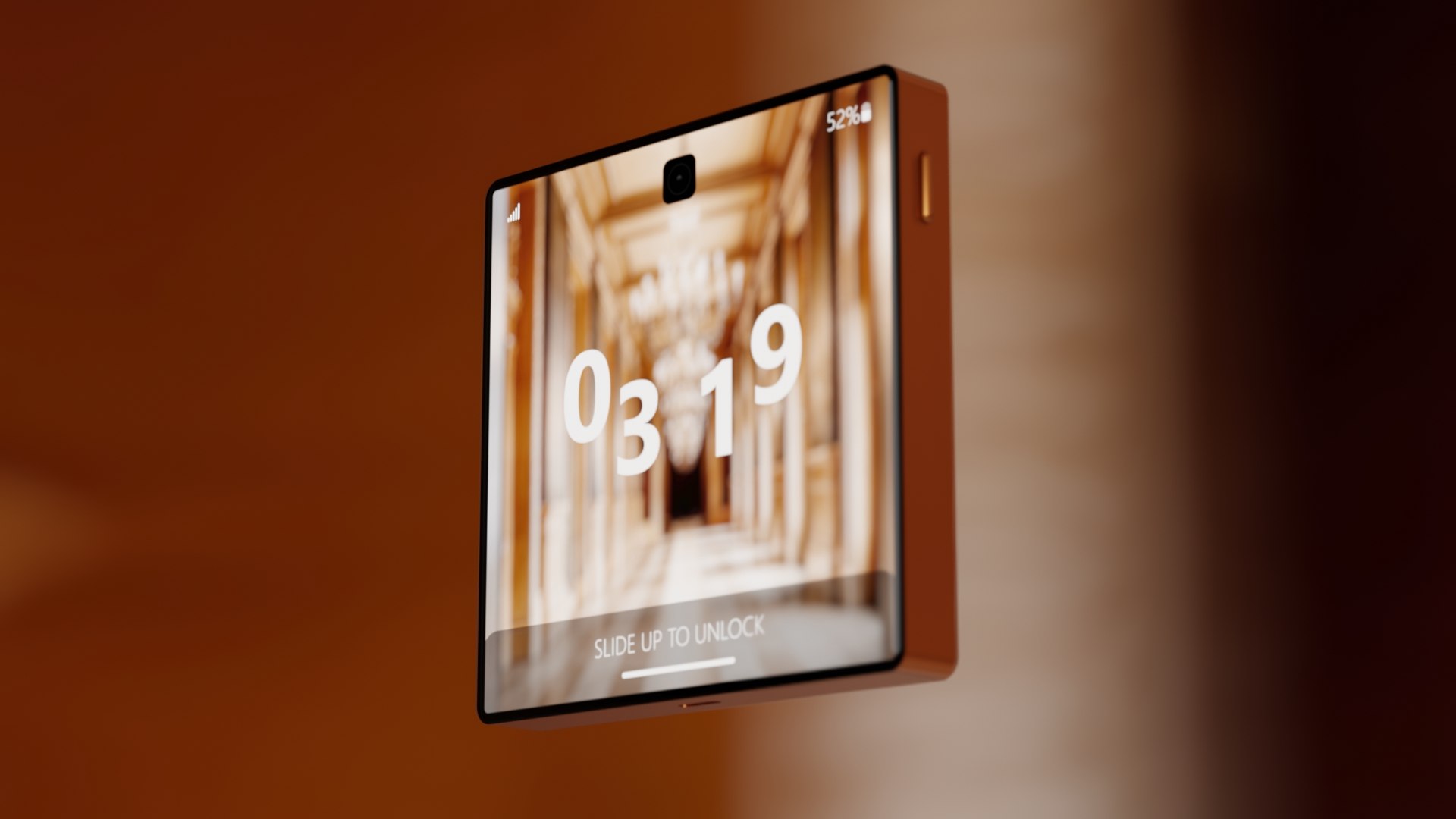 Stylish Square Phone 3D model - TurboSquid 2116905