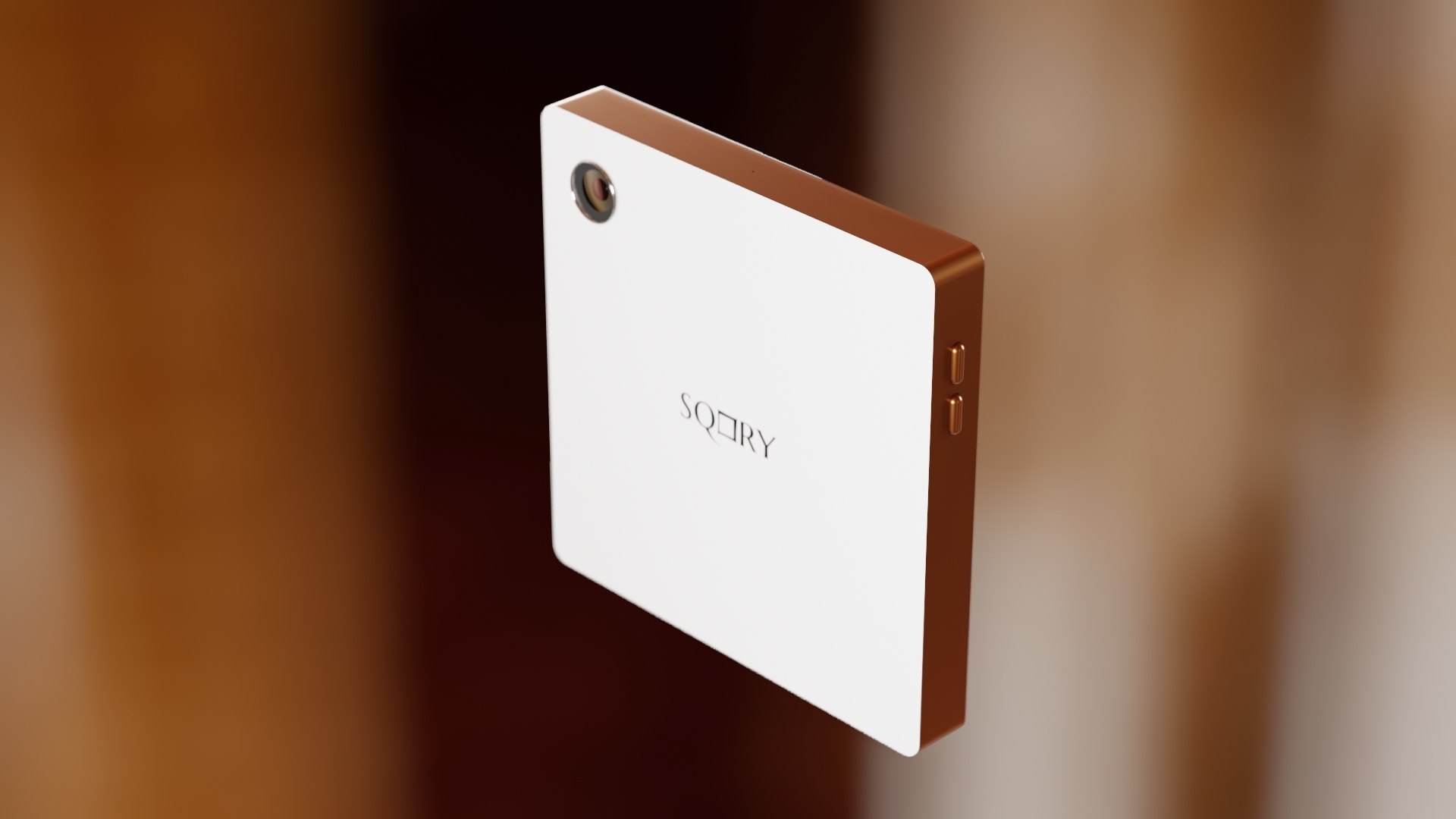 Stylish Square Phone 3D model - TurboSquid 2116905
