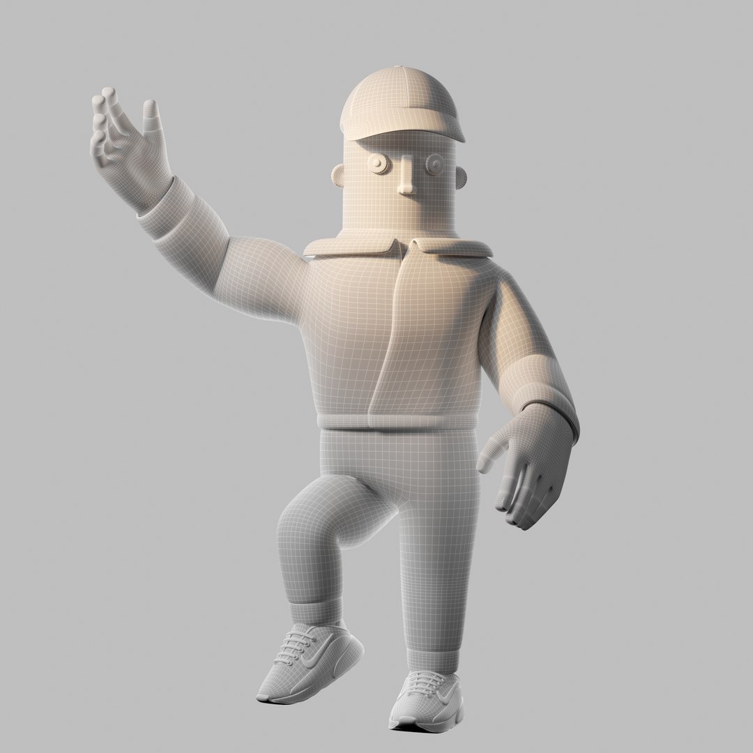 3D Cartoon Man Rigged 3D Model Model - TurboSquid 1986329
