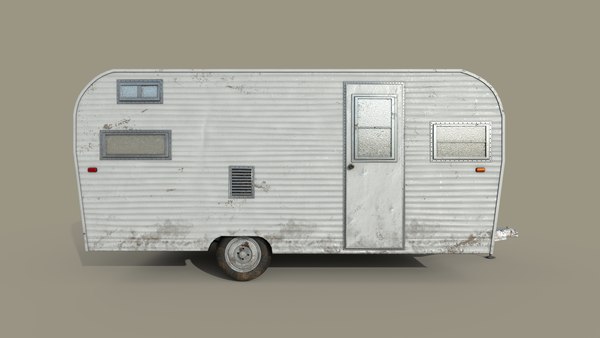 3D Old Camper - TurboSquid 1821937
