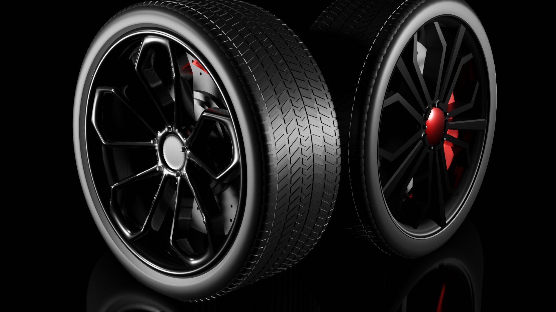 3D Supercar Alloy Wheel Model - TurboSquid 2239634