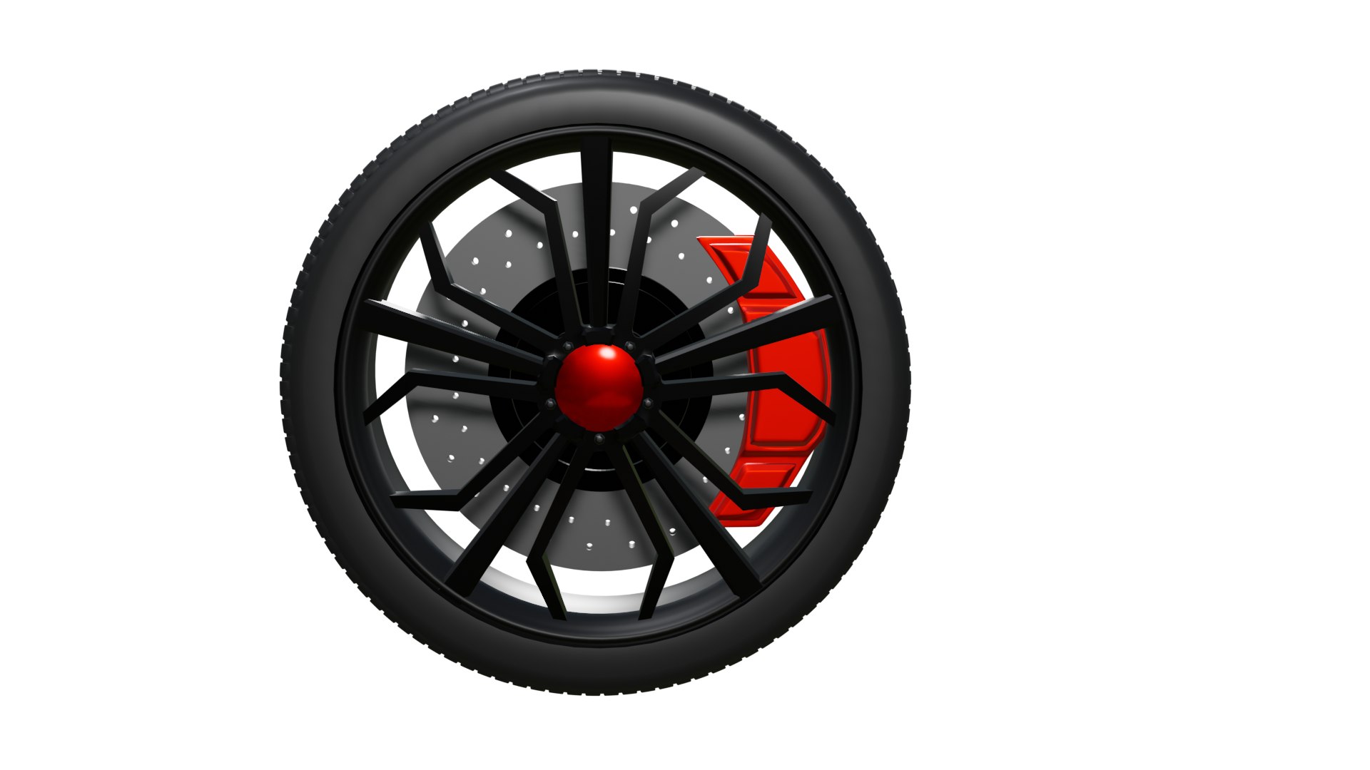 3D Supercar Alloy Wheel Model - TurboSquid 2239634