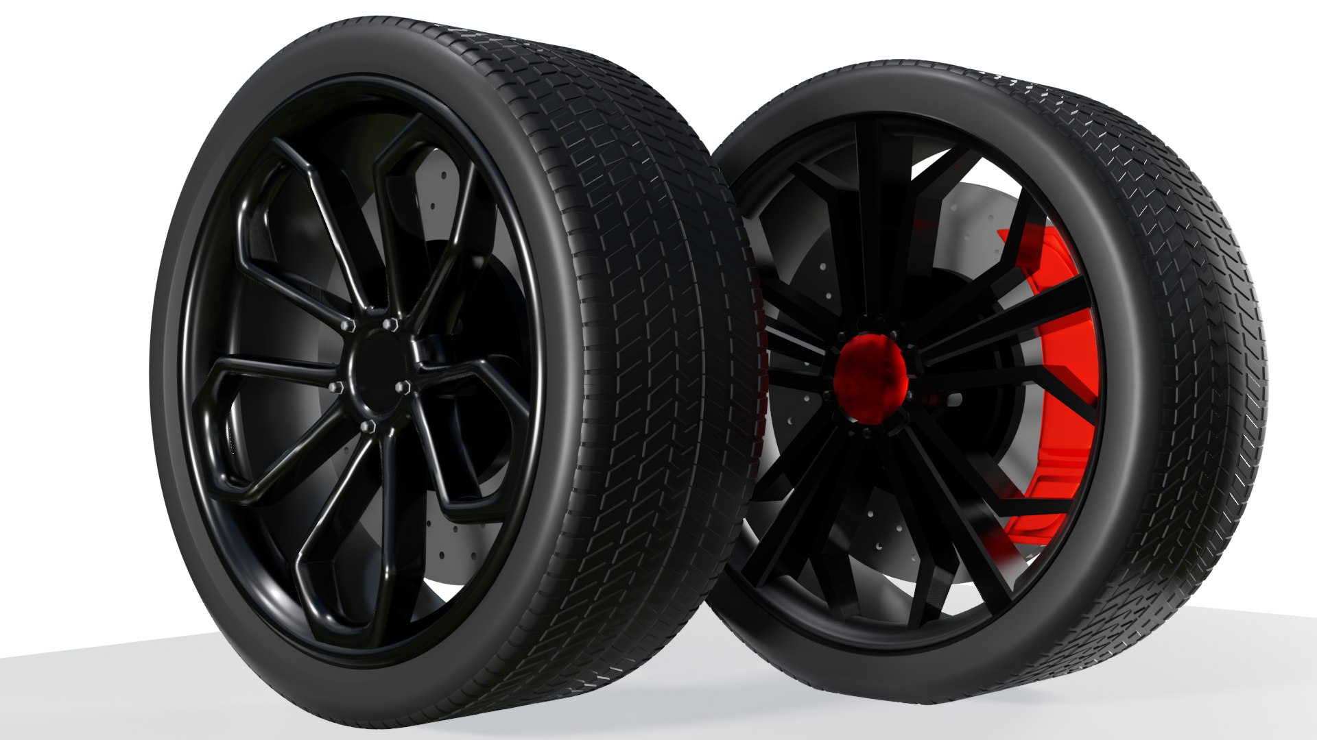 3D Supercar Alloy Wheel Model - TurboSquid 2239634
