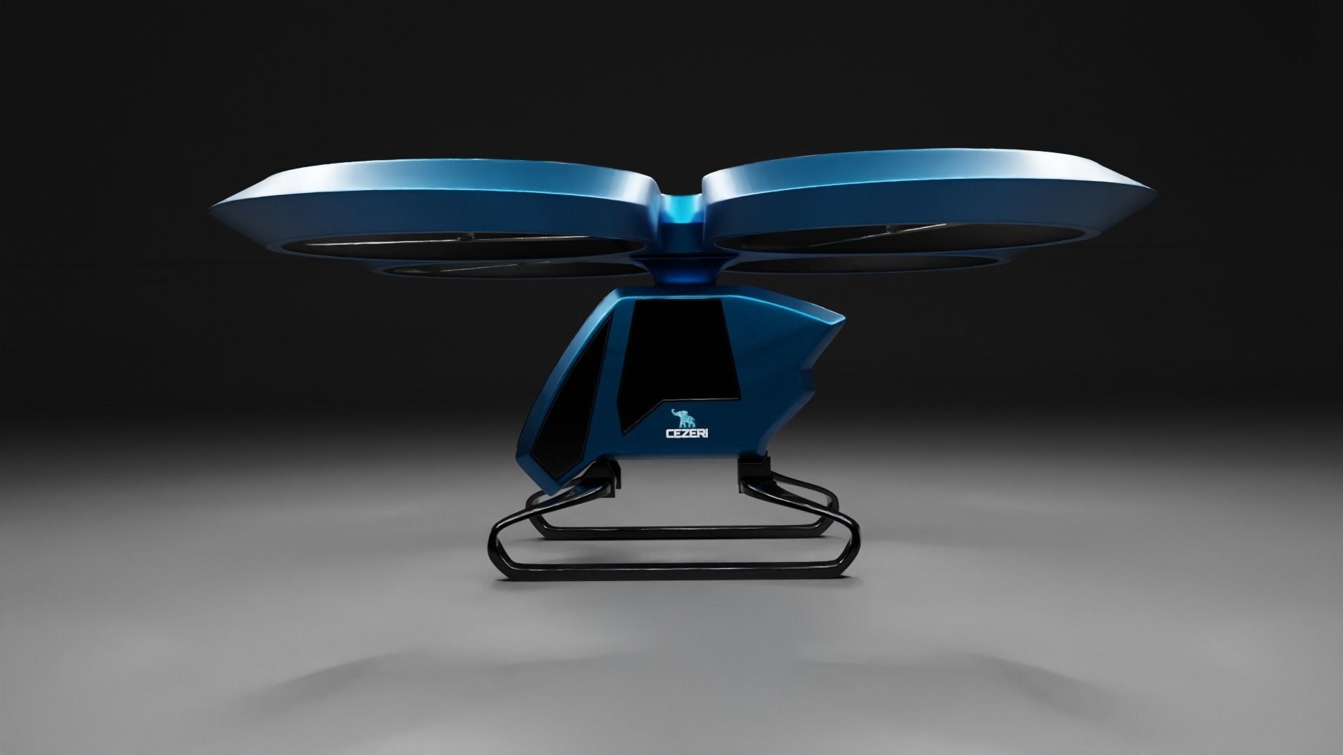 Cezeri Fly Car 3D - TurboSquid 2137108
