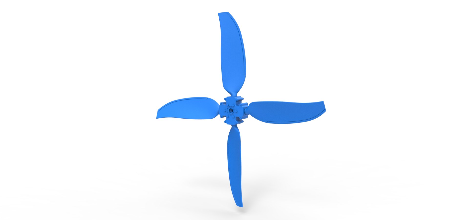 3D 4 Blade Propeller Of Drag Racing Airboat Scale 1 To 25 - TurboSquid ...