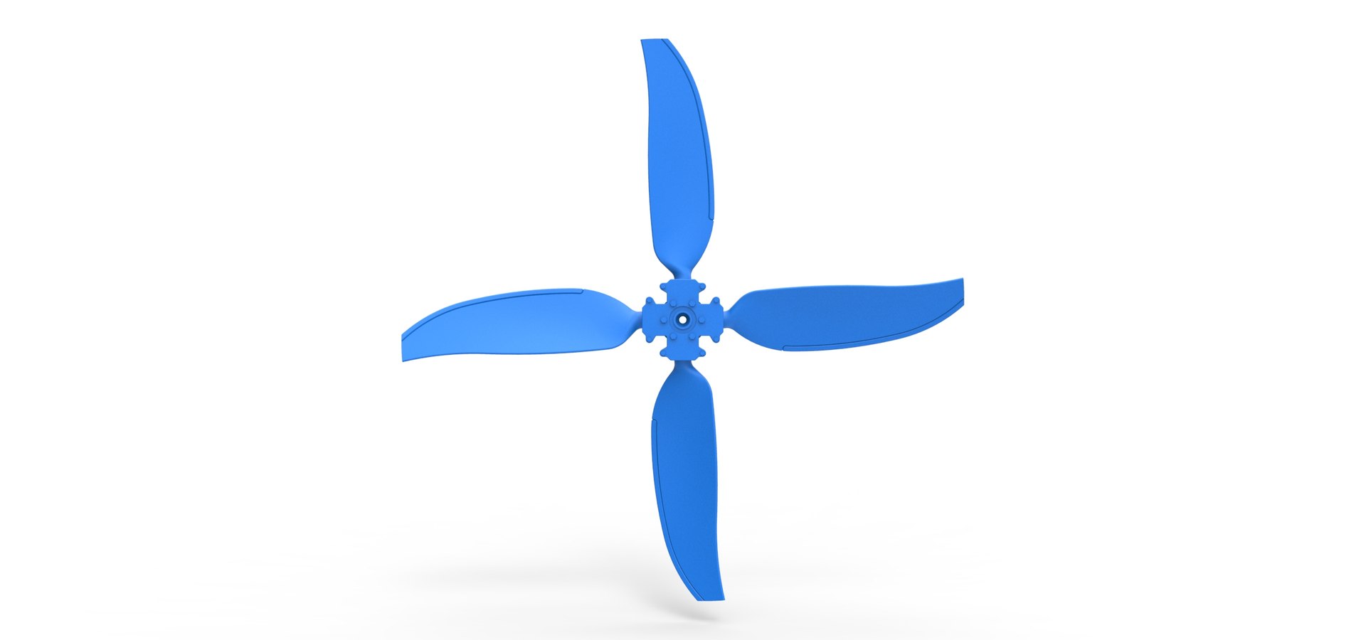 3D 4 Blade Propeller Of Drag Racing Airboat Scale 1 To 25 - TurboSquid ...