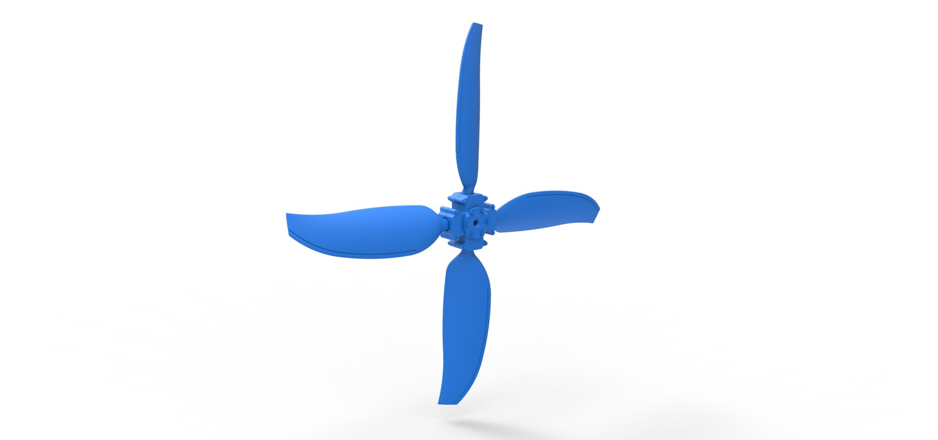 3D 4 Blade Propeller Of Drag Racing Airboat Scale 1 To 25 - TurboSquid ...