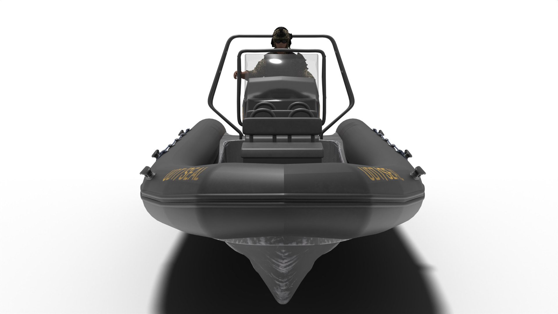 Zodiac Military Boat And Soldier Model - TurboSquid 2220532