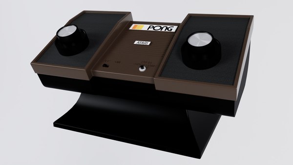 modelo 3d Primera consola Atari Home Pong - TurboSquid 2324394