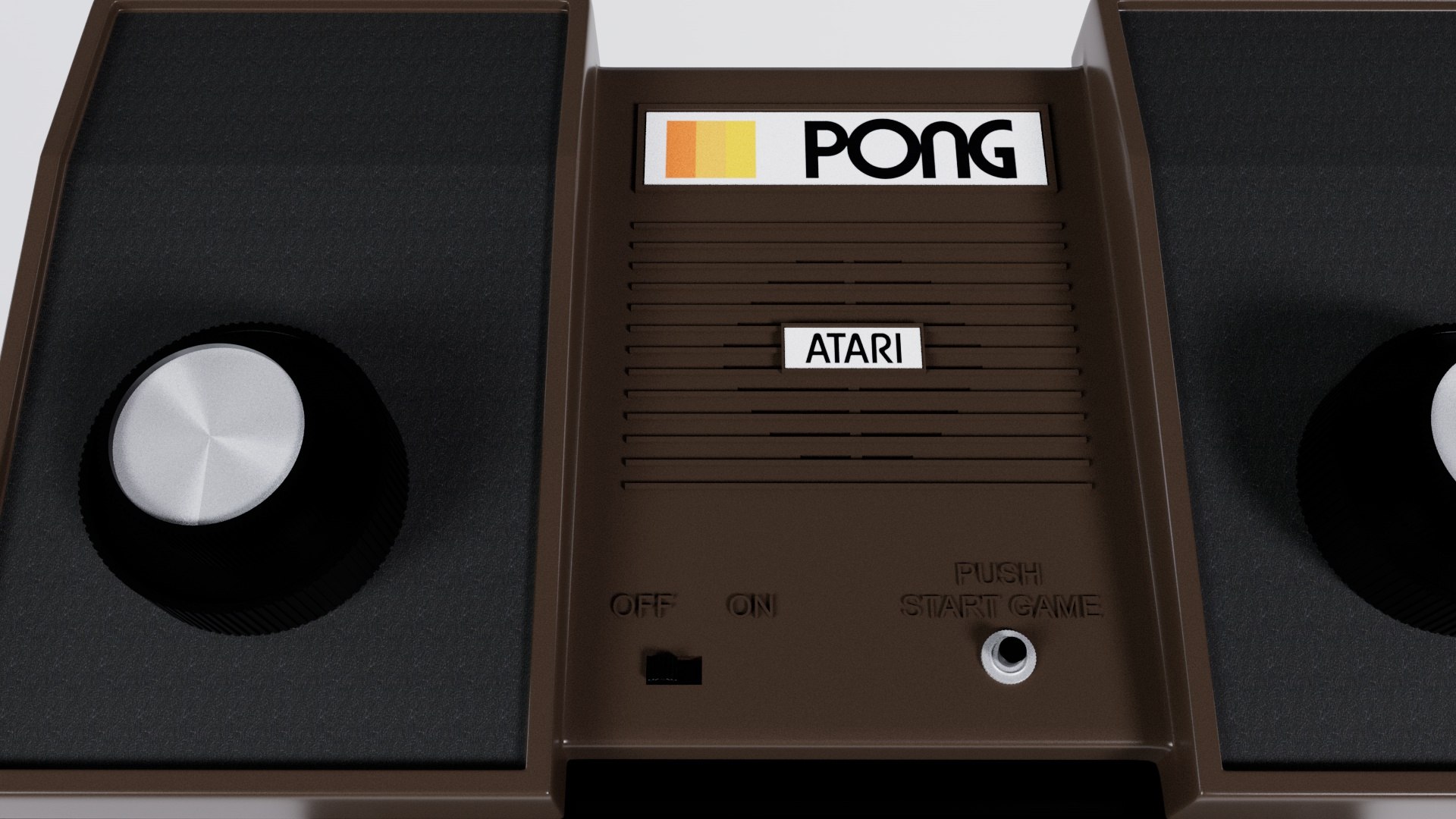 3D Model Atari First Console Home Pong - TurboSquid 2324394