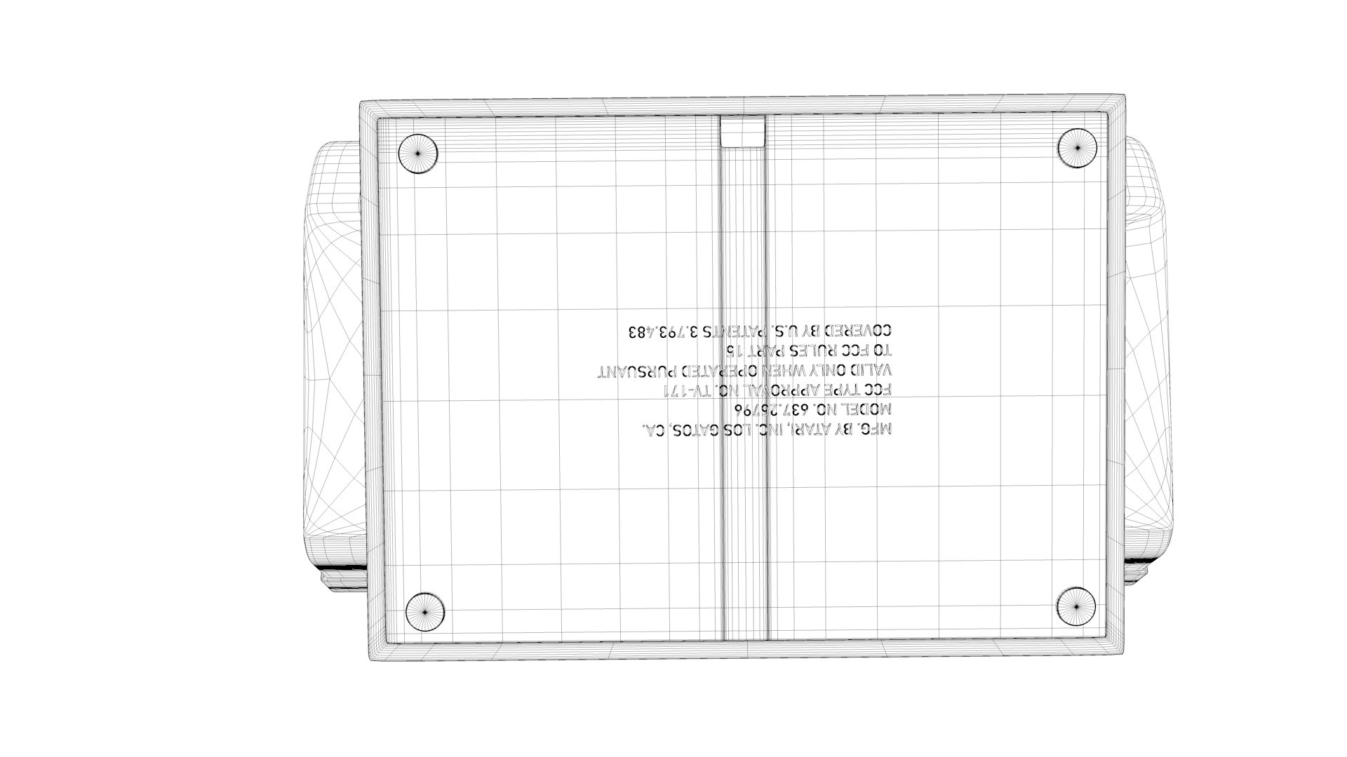 3D Model Atari First Console Home Pong - TurboSquid 2324394